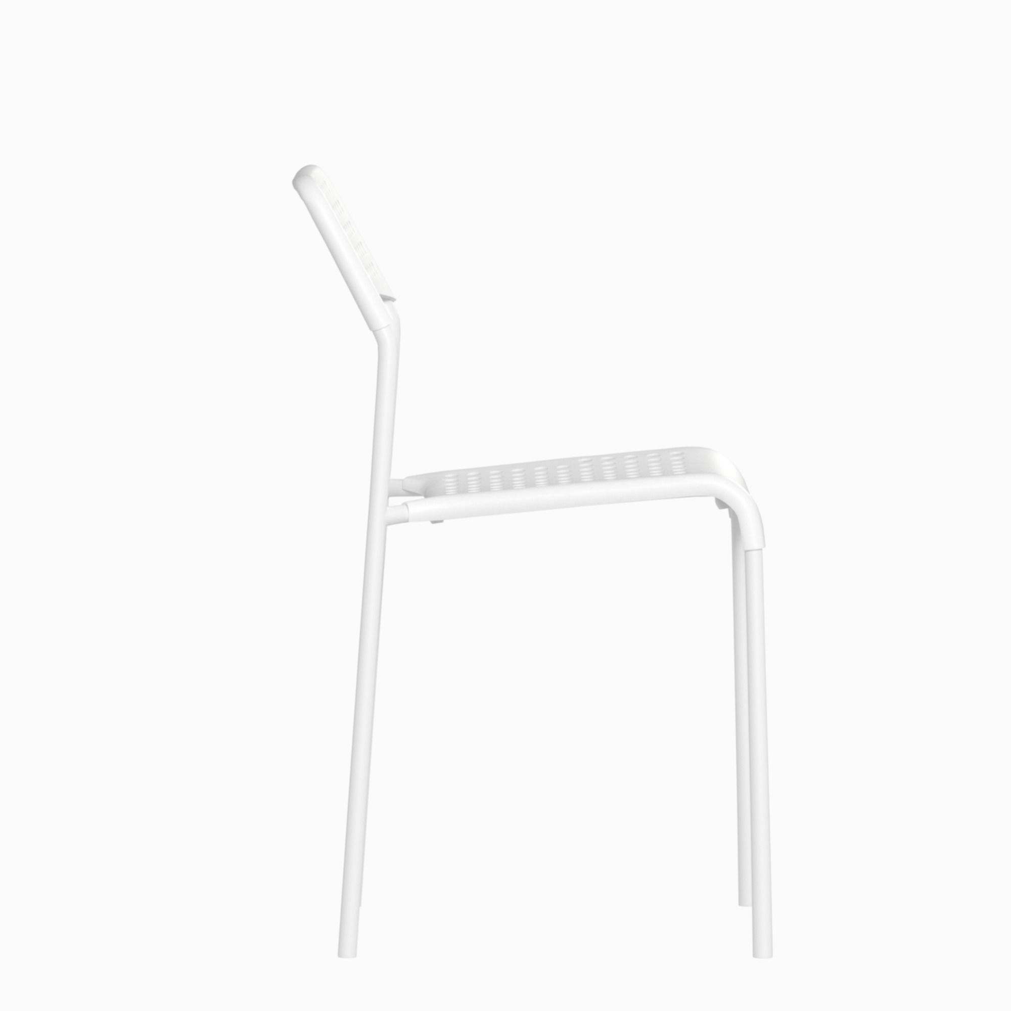 Ikea adde chair white PBR 3D model | CGTrader