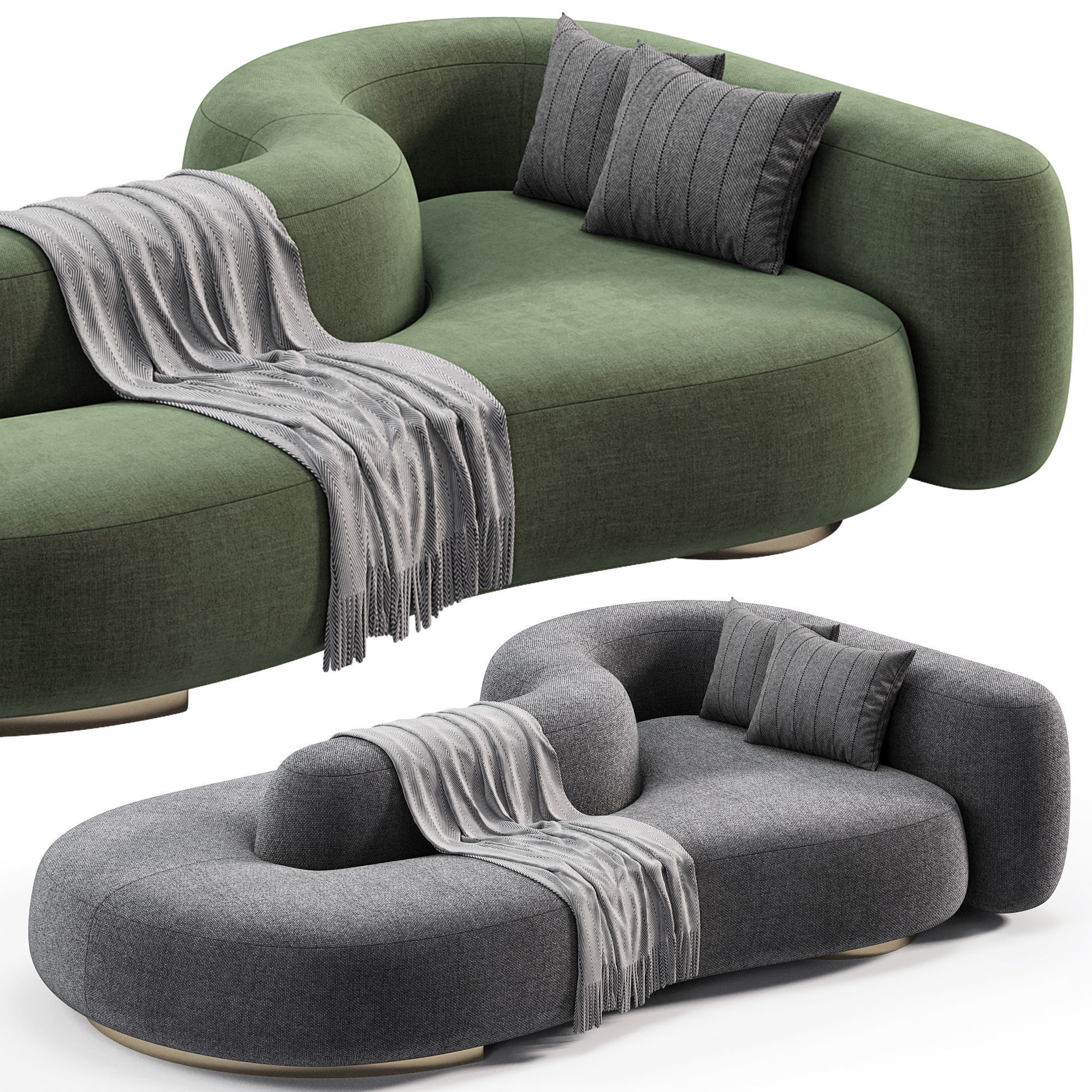 Kay sofa 3D model | CGTrader