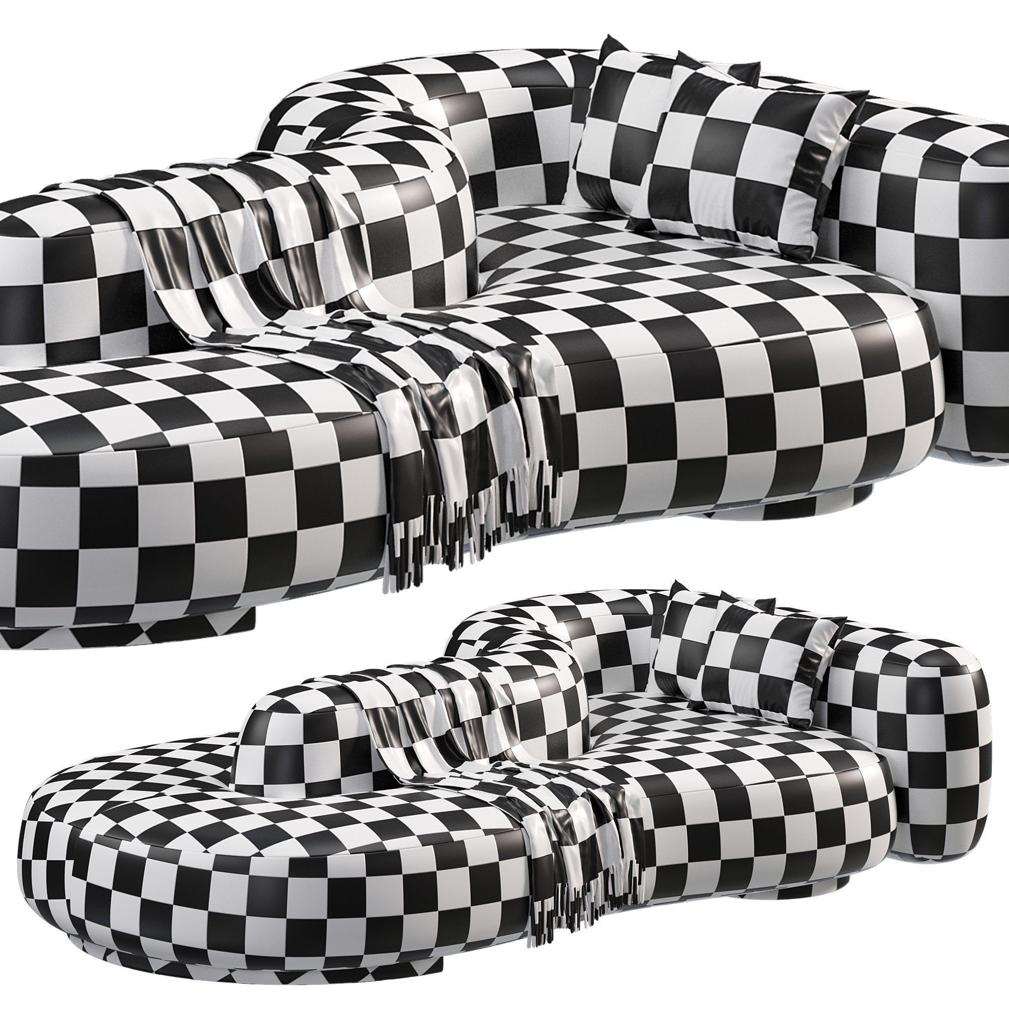 Kay sofa 3D model | CGTrader