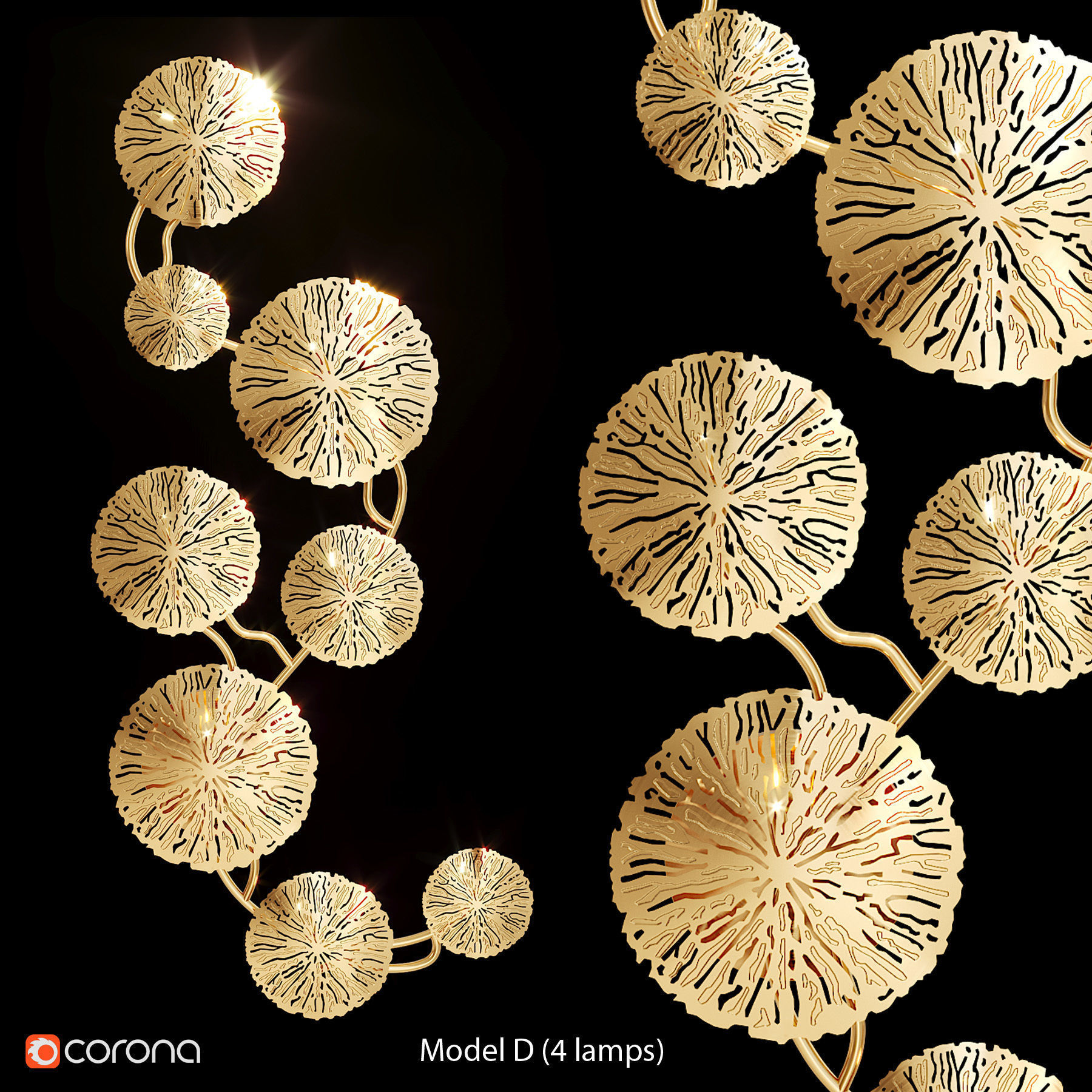 3D model INCA TWIG WALL VR / AR / low-poly | CGTrader