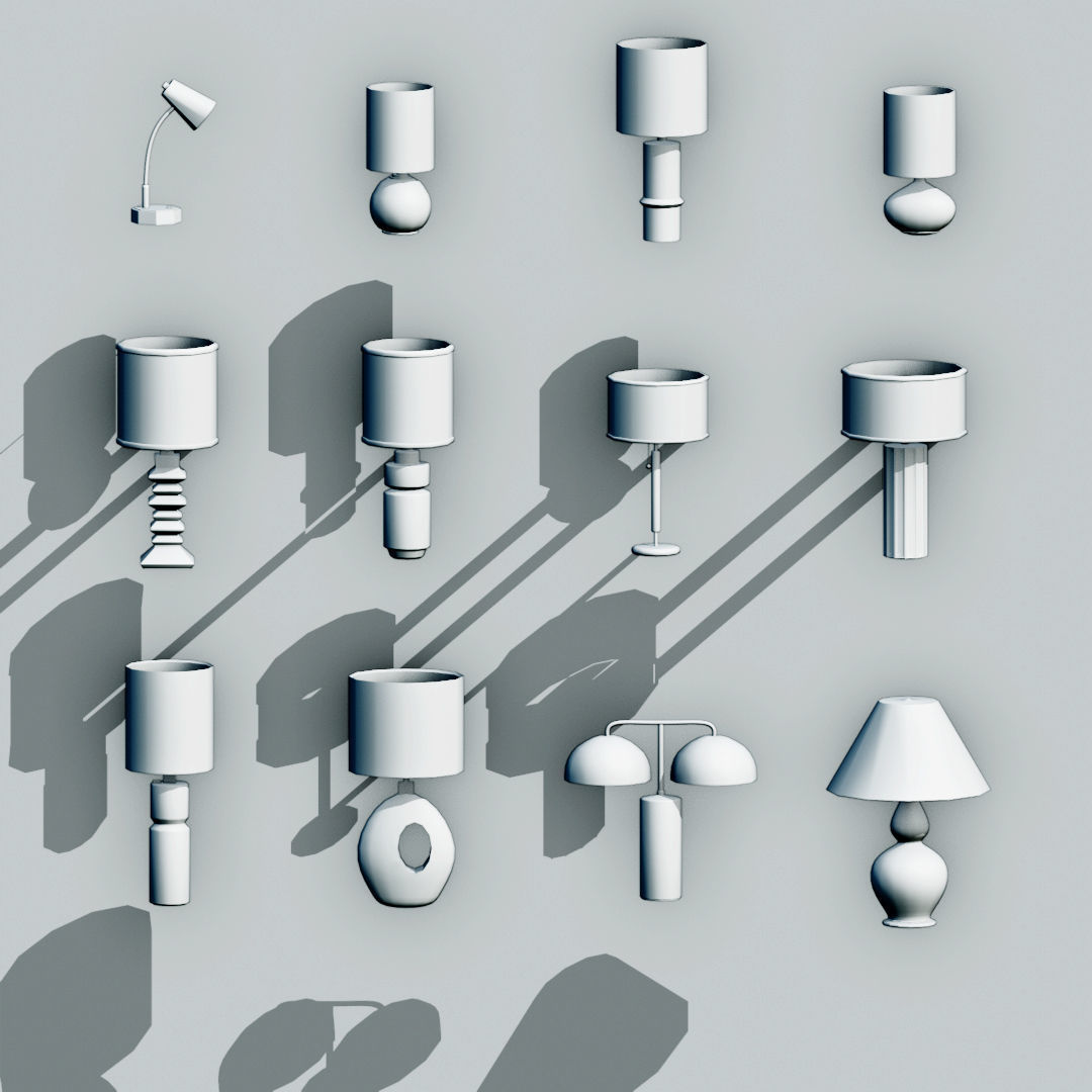 3D model LIGHTING COLLECTION PACK VR / AR / low-poly | CGTrader