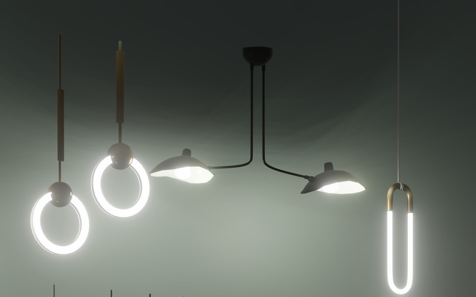 3D model LIGHTING COLLECTION PACK VR / AR / low-poly | CGTrader