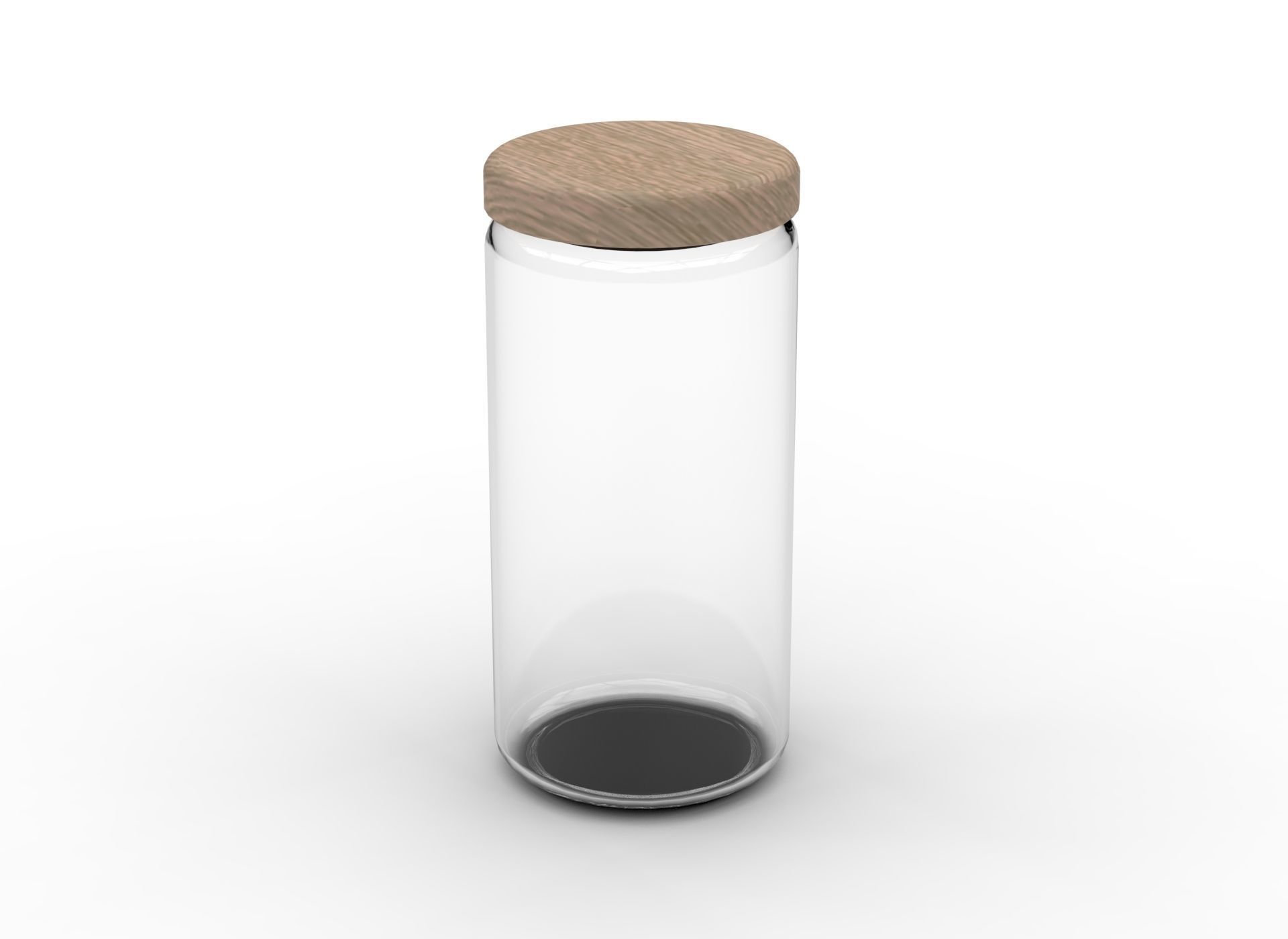 Glass jar free VR / AR / low-poly 3D model | CGTrader