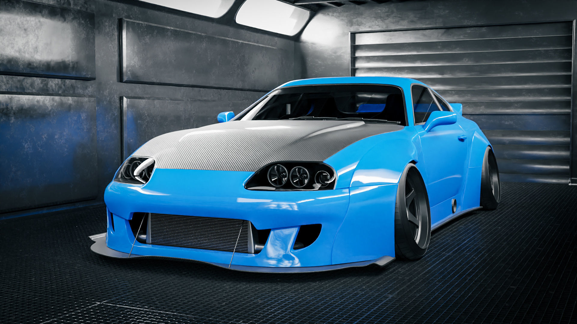 Toyota Supra MK4 Rocket Bunny 3D model | CGTrader