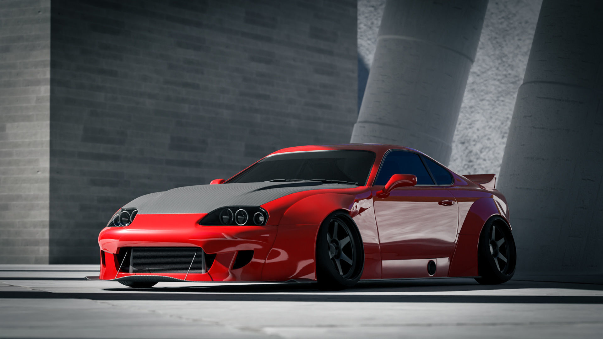 Toyota Supra MK4 Rocket Bunny 3D model | CGTrader