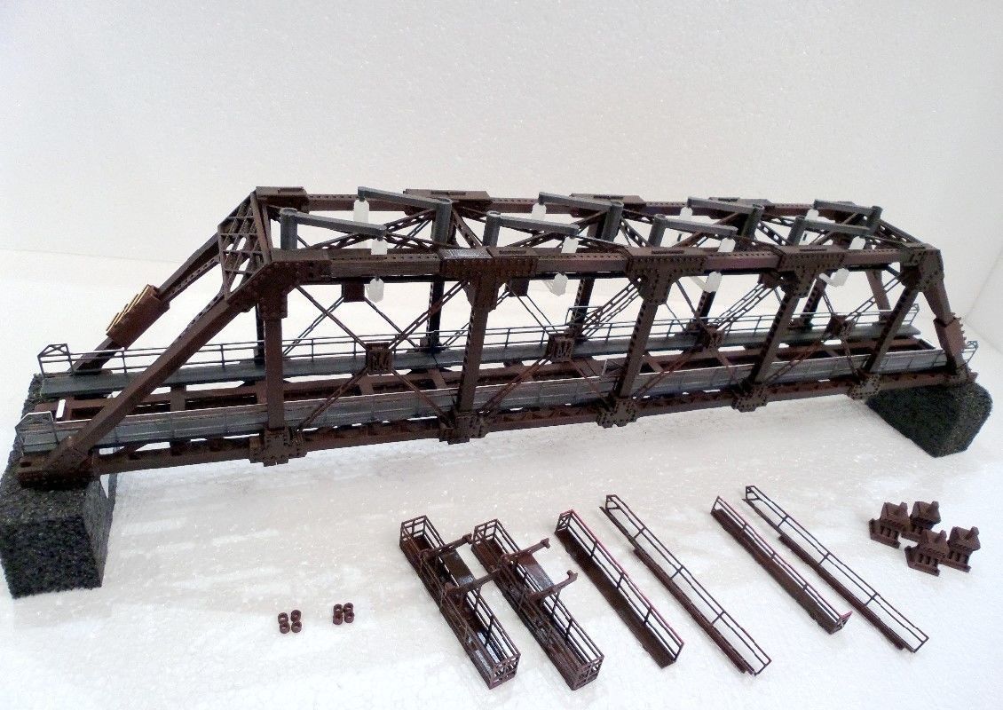Railway bridge scale H0 3D model 3D printable | CGTrader