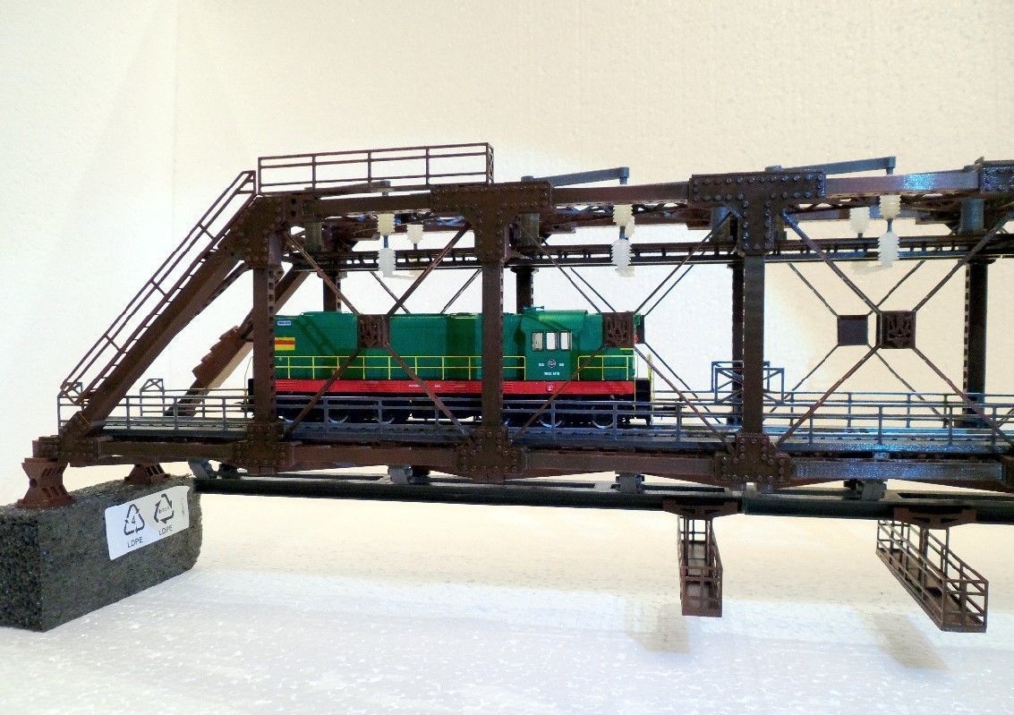 Railway bridge scale H0 3D model 3D printable | CGTrader