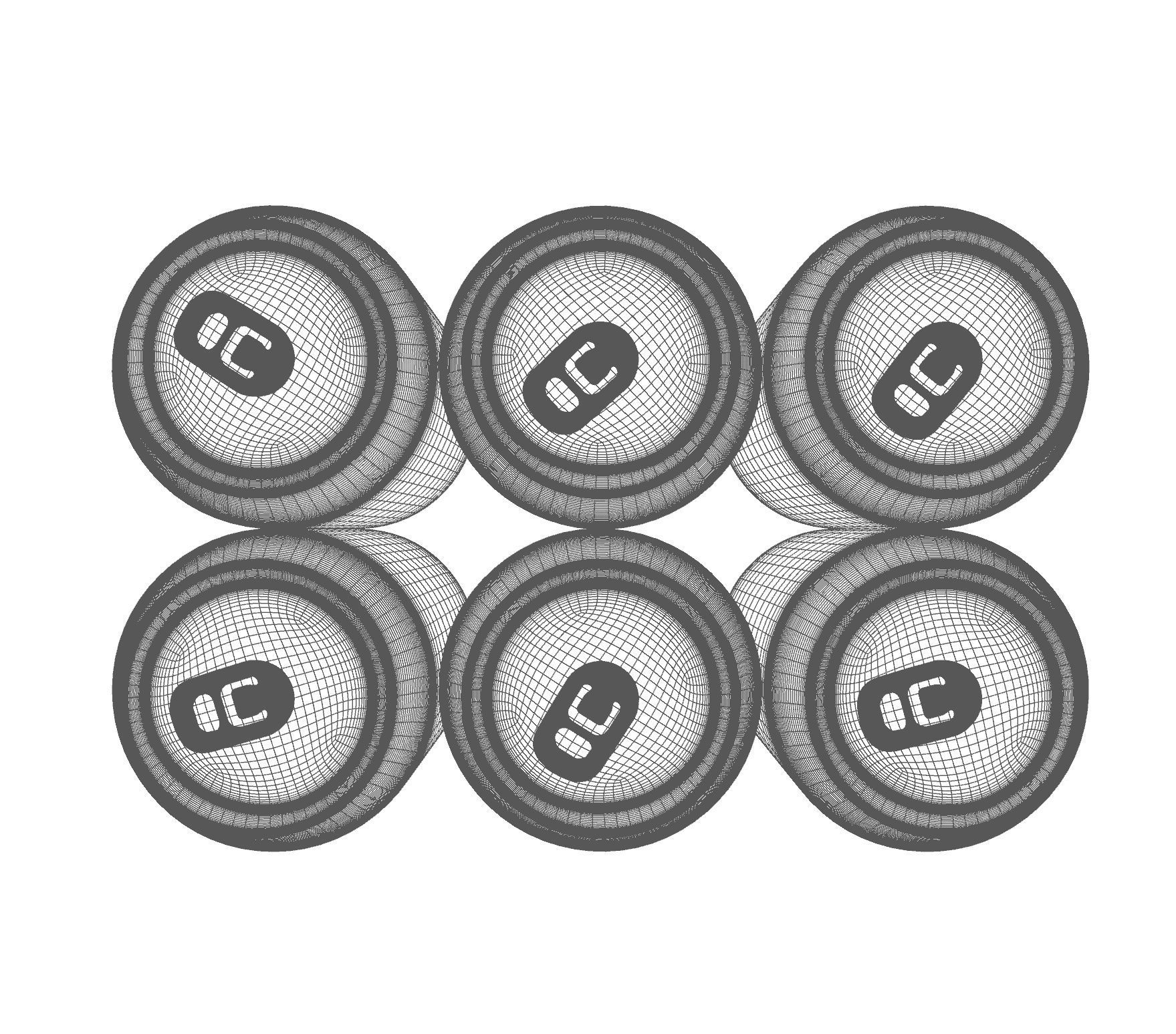 Beverage Can 6 Pack 3D model | CGTrader
