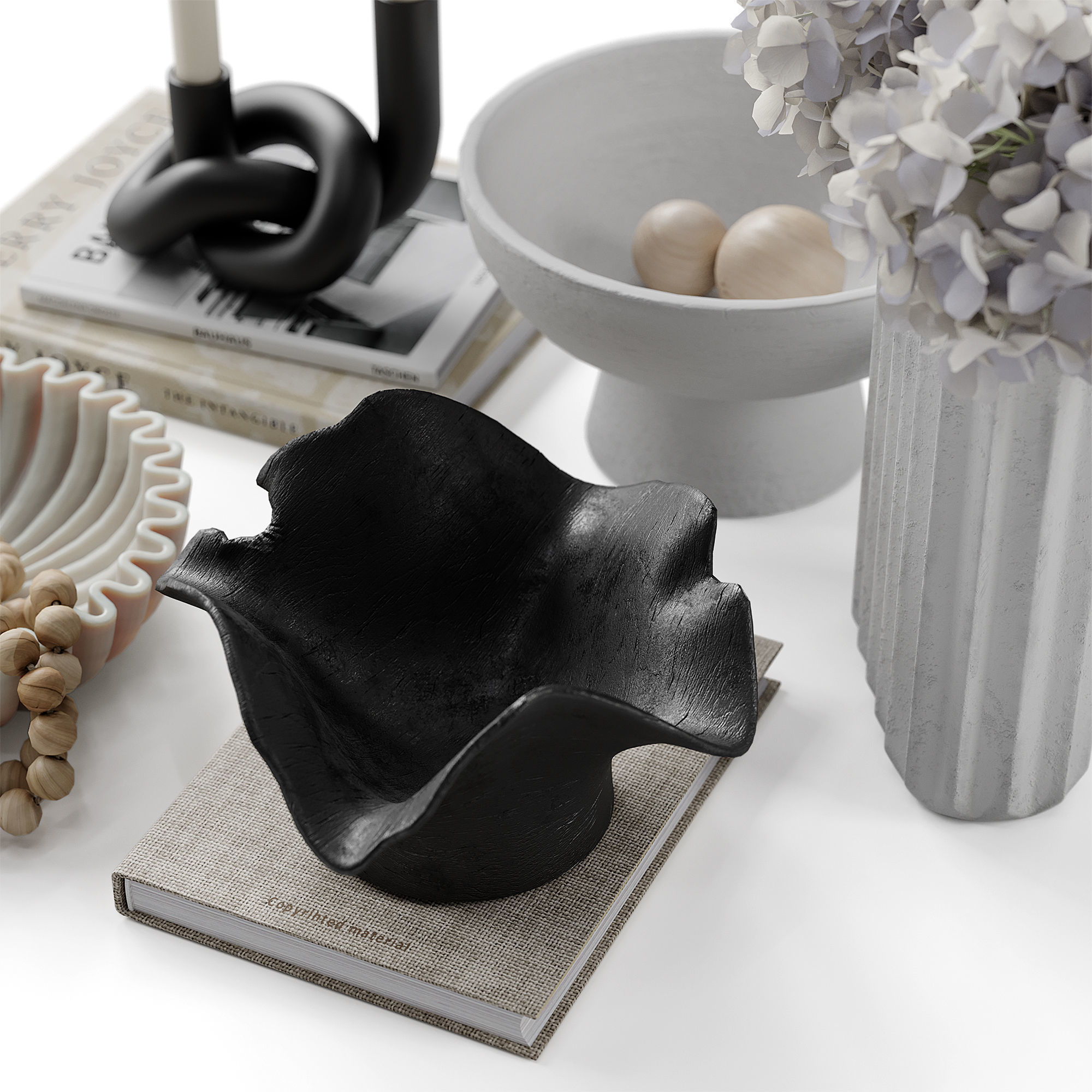 CB2 Decor set 3D model | CGTrader