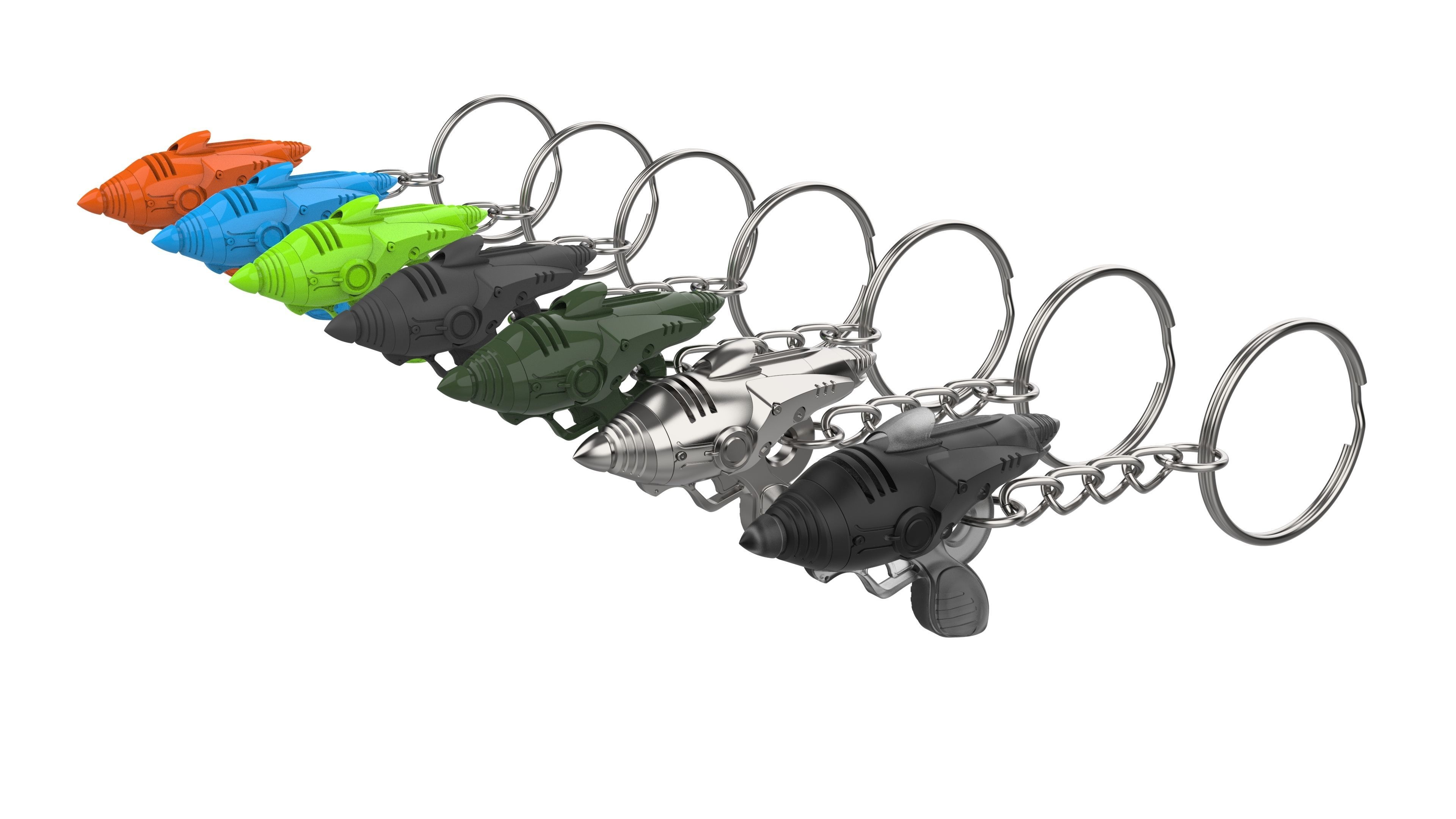 Keychain - Alien Blaster - Fallout - Printable - STL 3D model 3D ...
