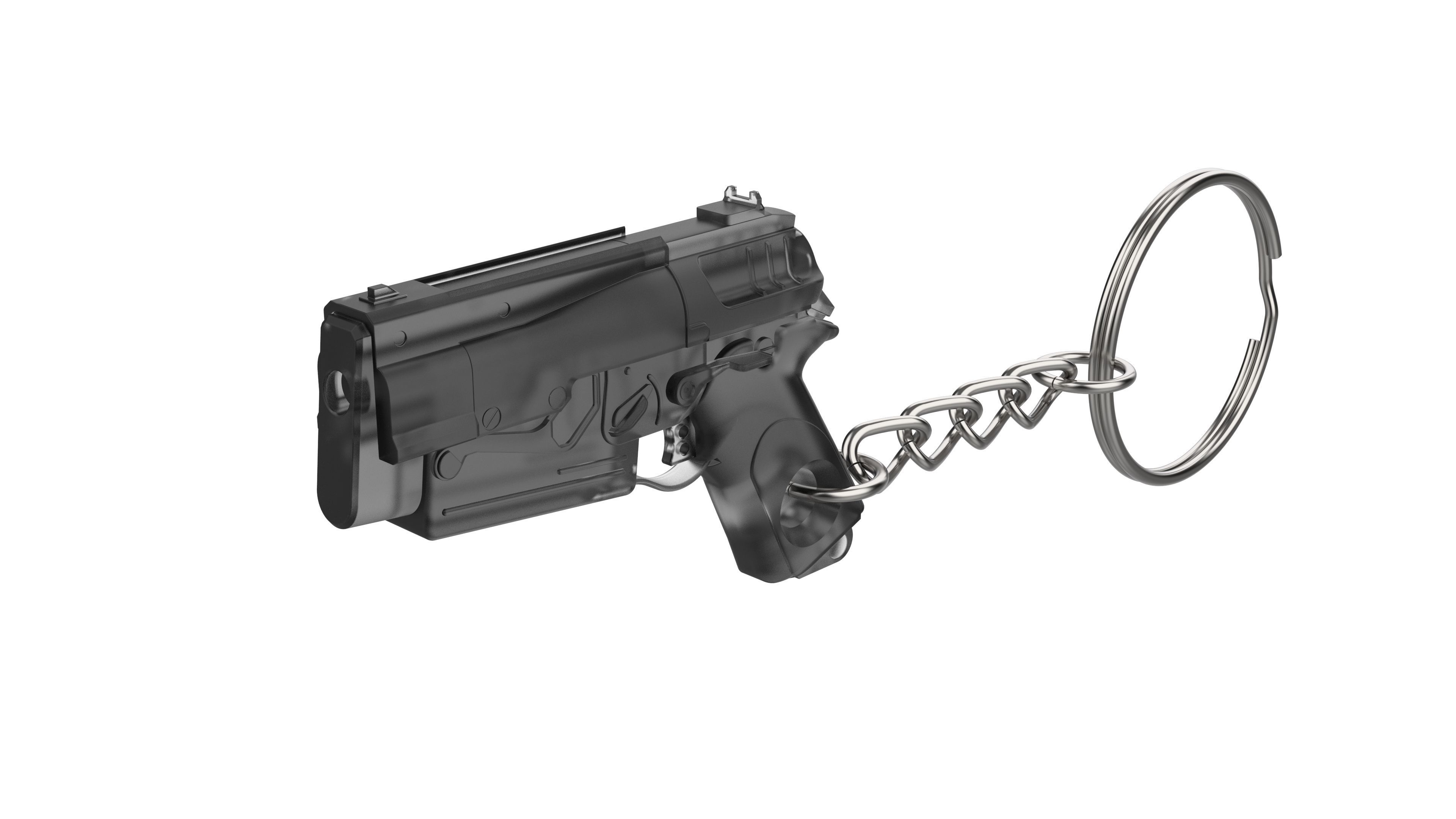 Keychain - 10mm Pistol - Fallout 4 - Printable - STL 3D model 3D ...