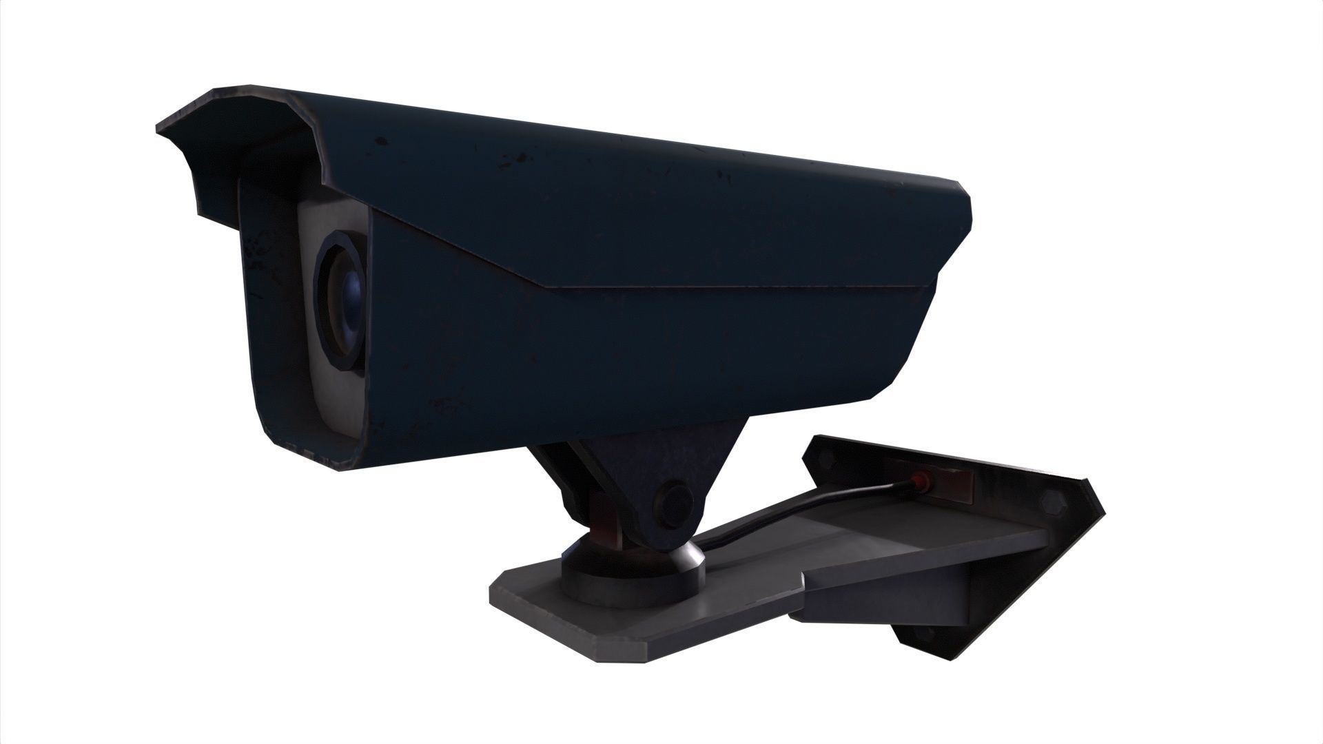 3D model Old Surveillance Camera Analog Box VR / AR / low-poly | CGTrader