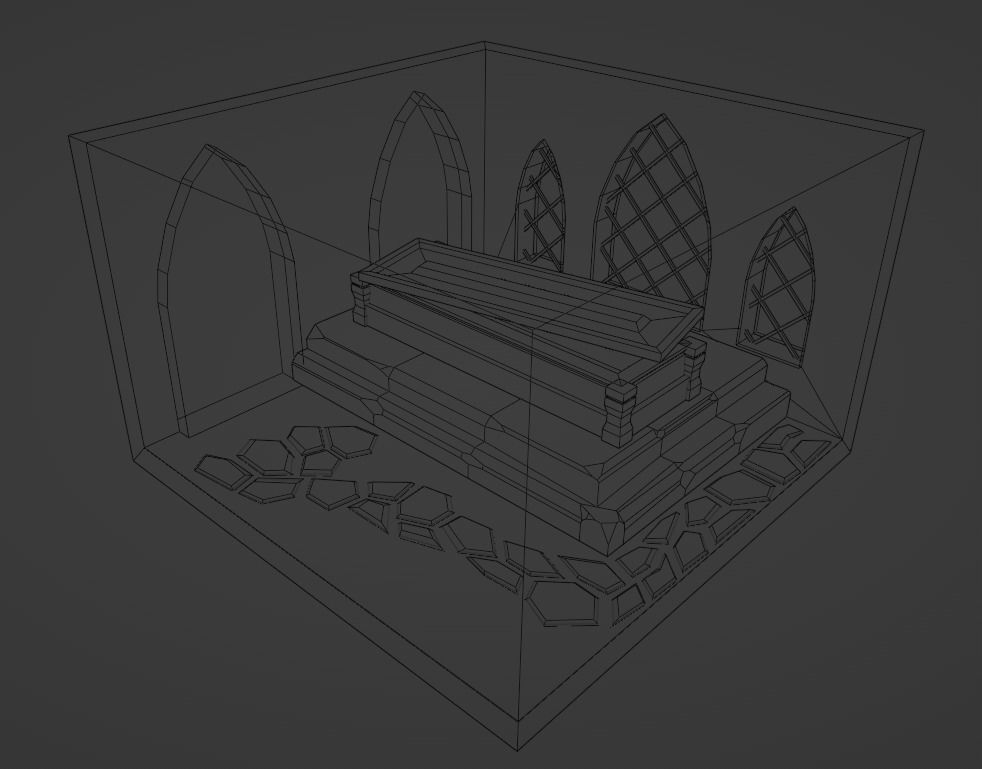 3D model Witcher crypt VR / AR / low-poly | CGTrader