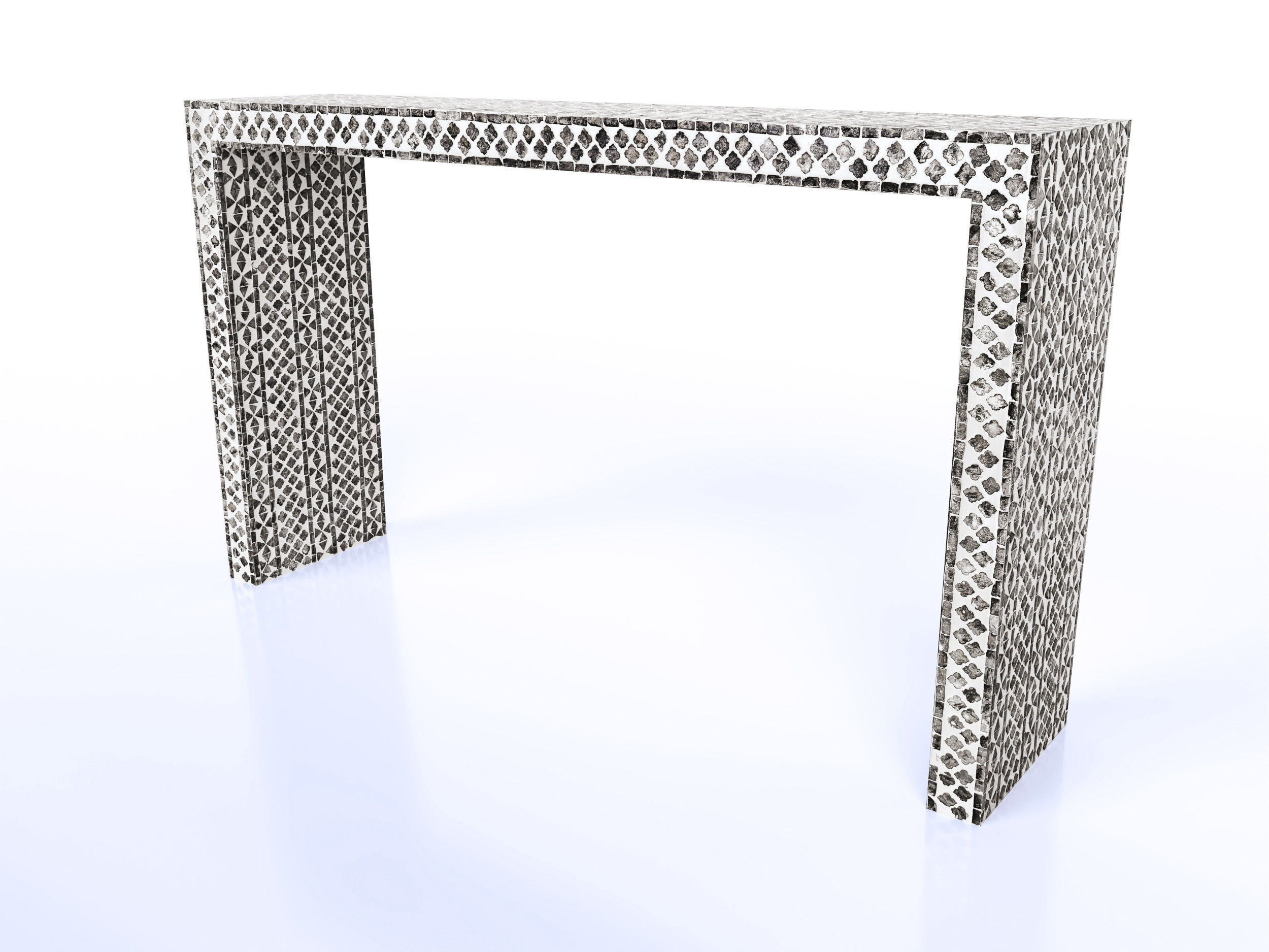 3D model Mosaic Entryway Table VR / AR / low-poly | CGTrader