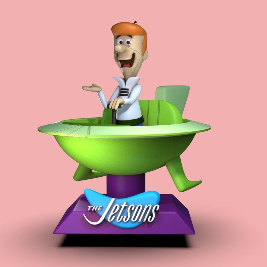 The Jetsons - George Jetson Fan Art 3D model 3D printable | CGTrader