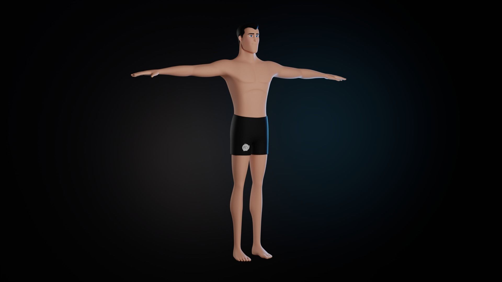 Harvey cartoon Male Character 3D model | CGTrader