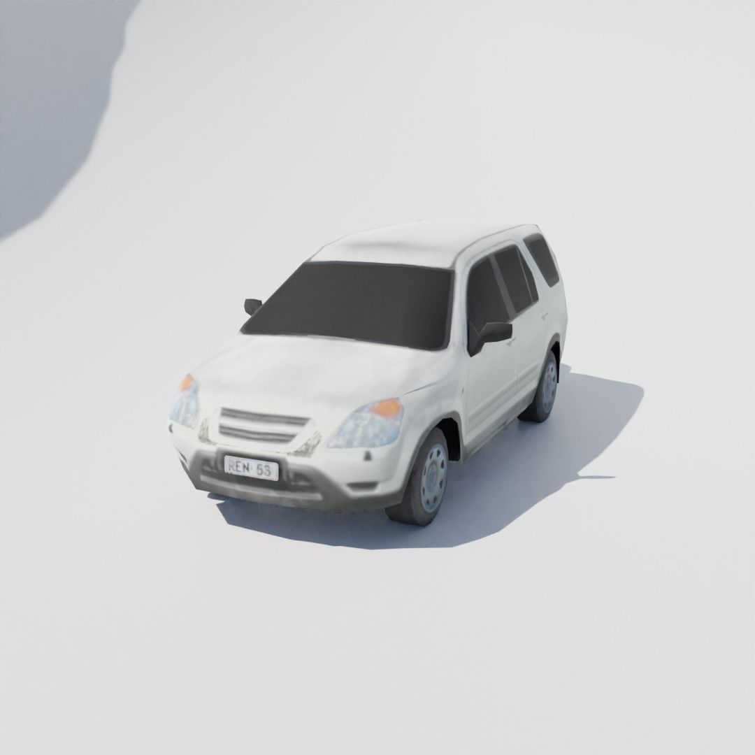 3D model Honda SUV low poly VR / AR / low-poly | CGTrader