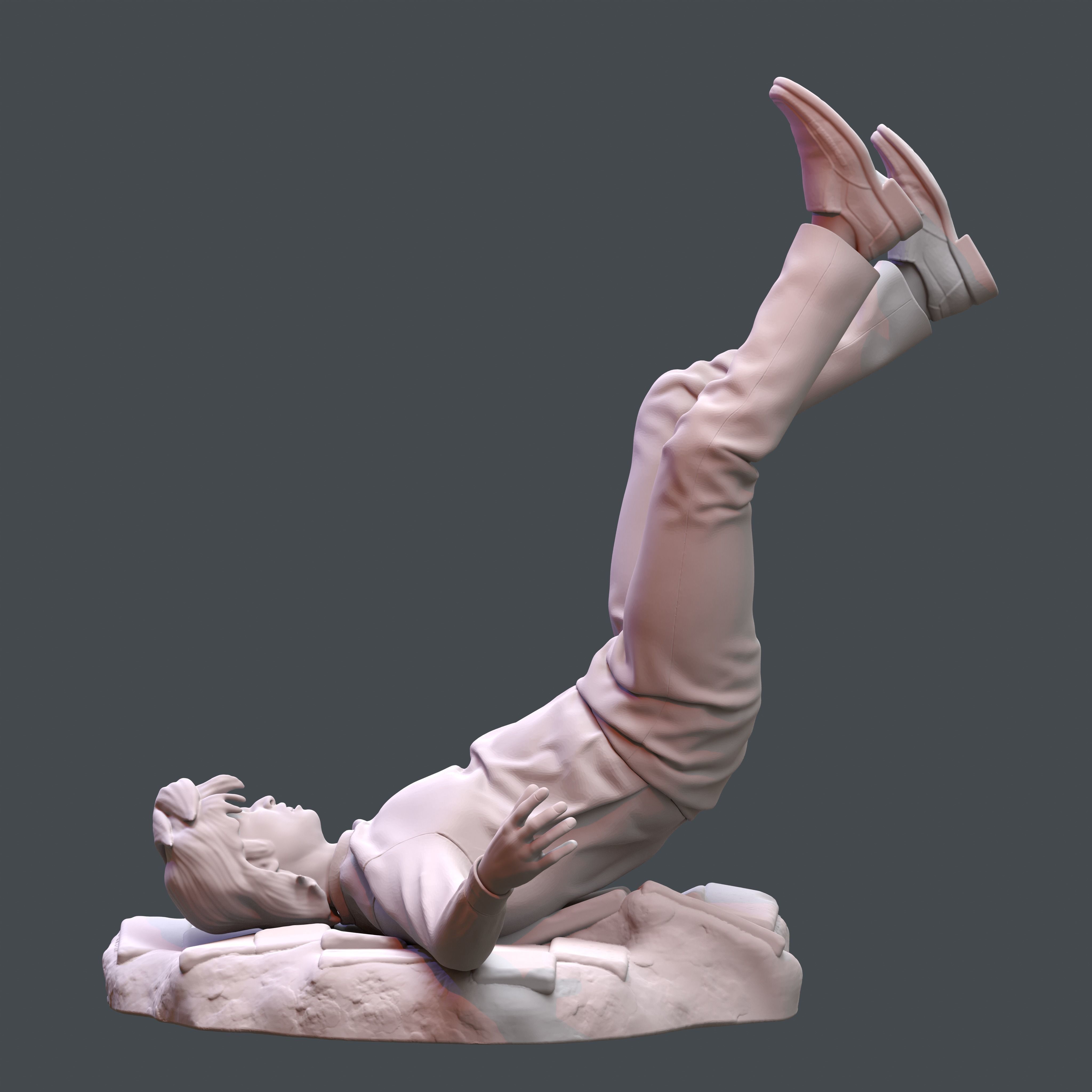 Fall down 3D model 3D printable | CGTrader