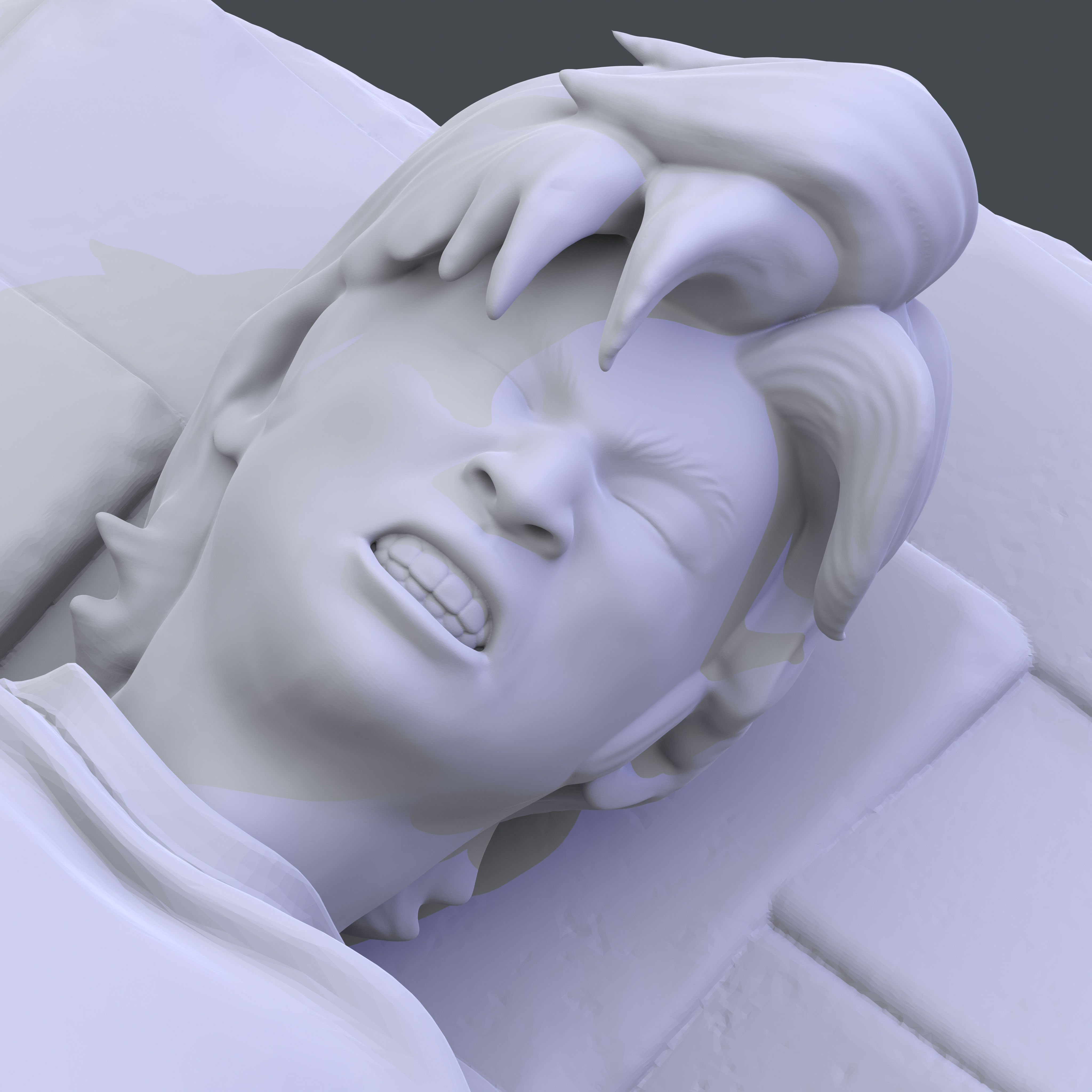 Fall down 3D model 3D printable | CGTrader