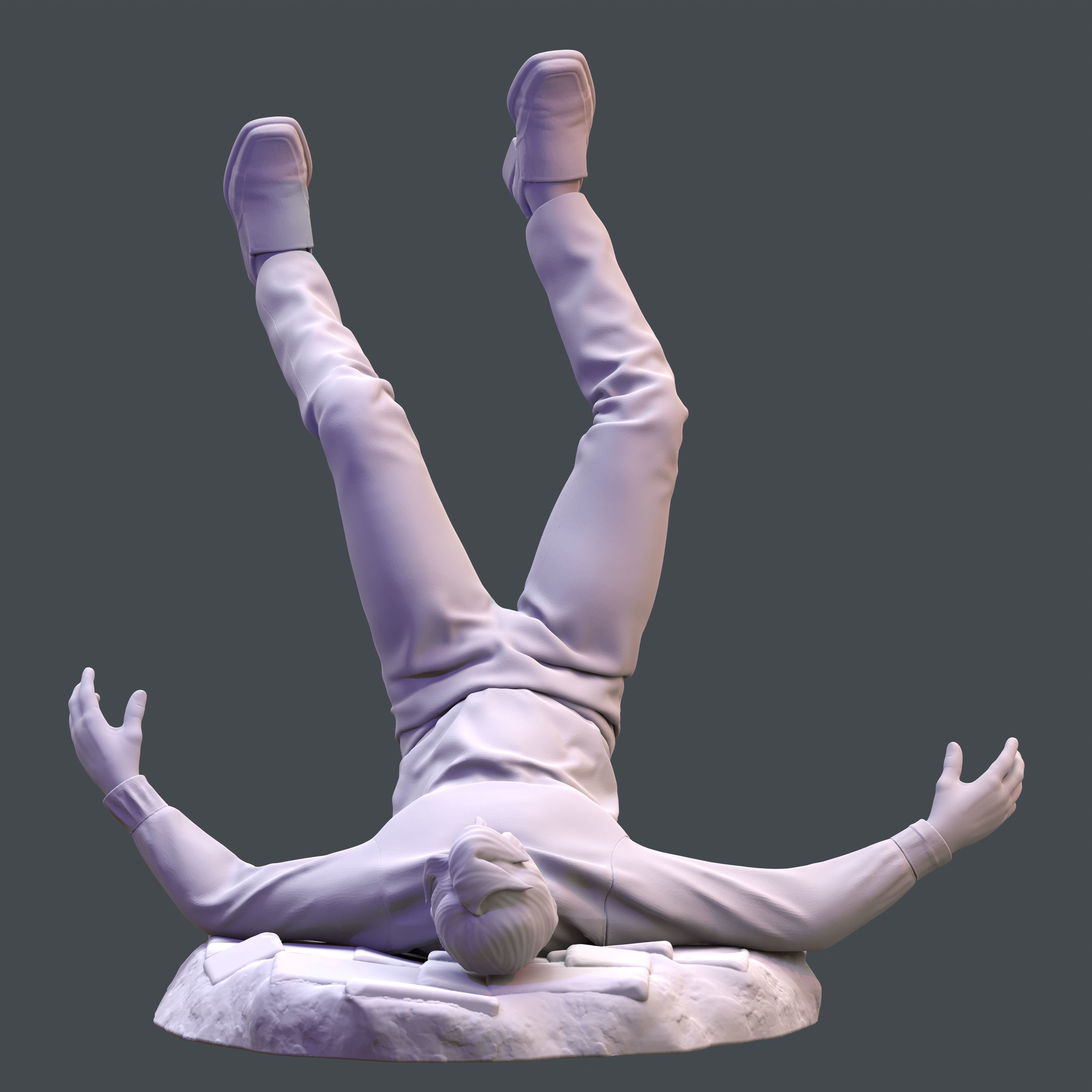 Fall down 3D model 3D printable | CGTrader