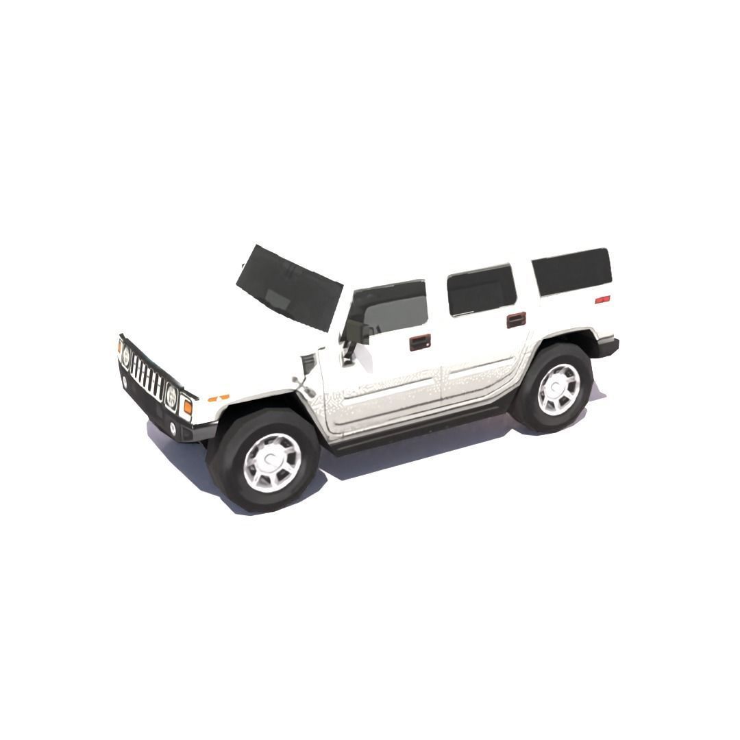 3D model Hummer Lowpoly VR / AR / low-poly | CGTrader