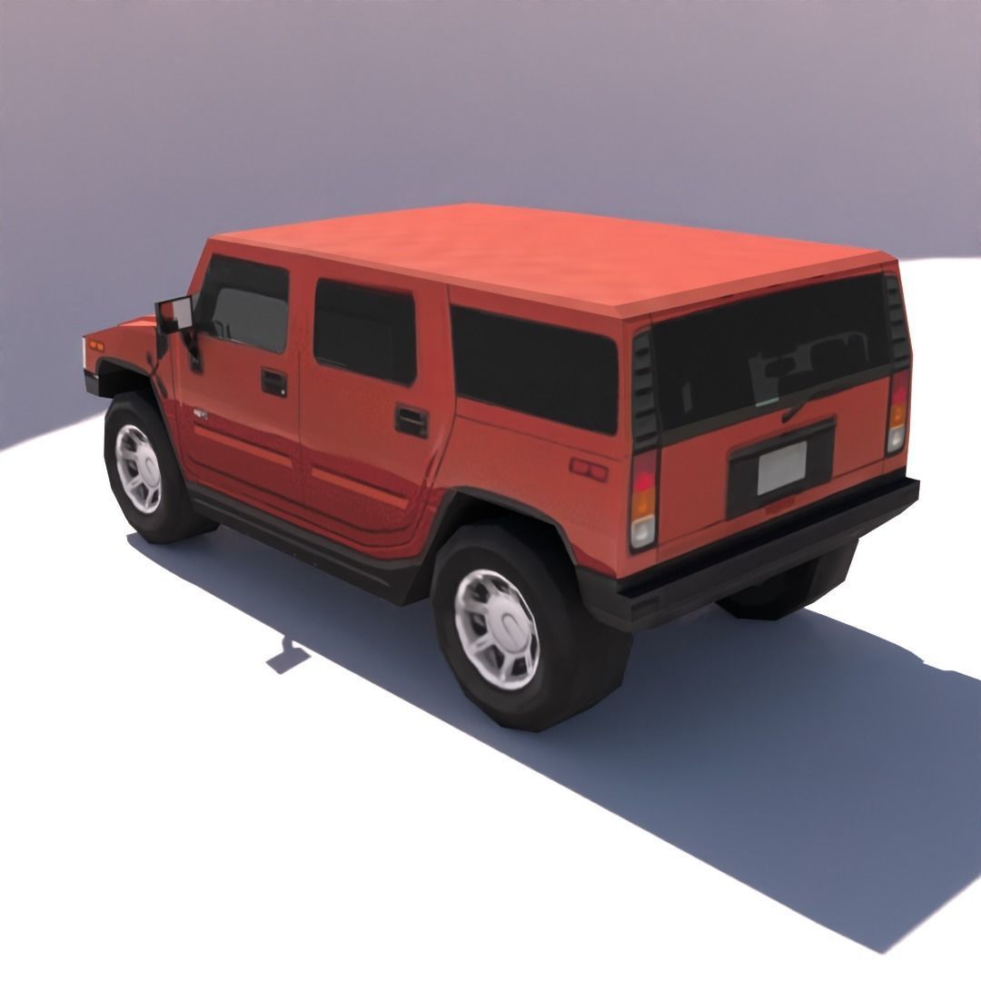 3D model Hummer Lowpoly VR / AR / low-poly | CGTrader