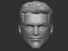 Barry Allen The Flash unmasked - Headsculpt for Action Figures 3D model ...
