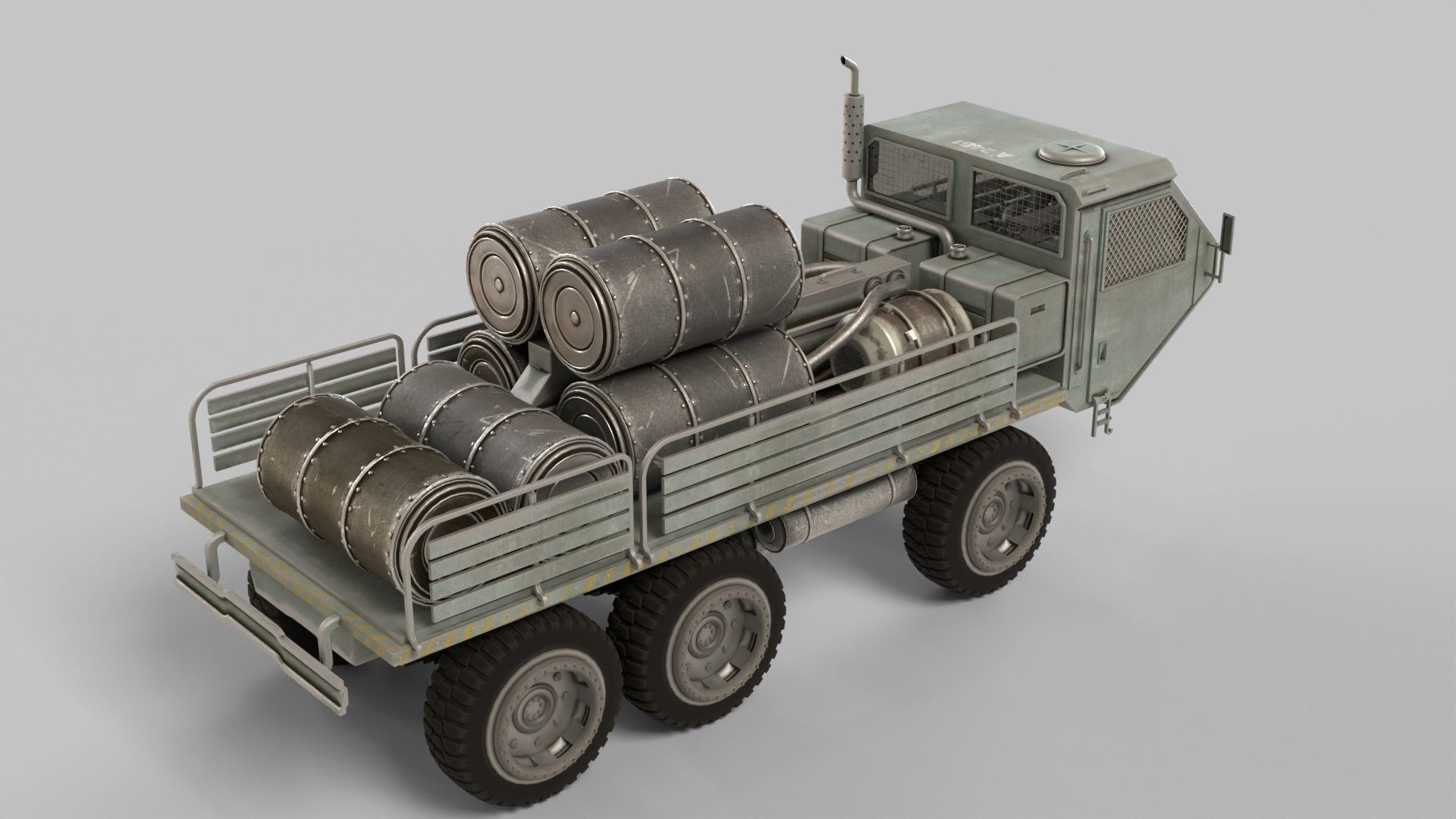 Bomb truck 3D model | CGTrader