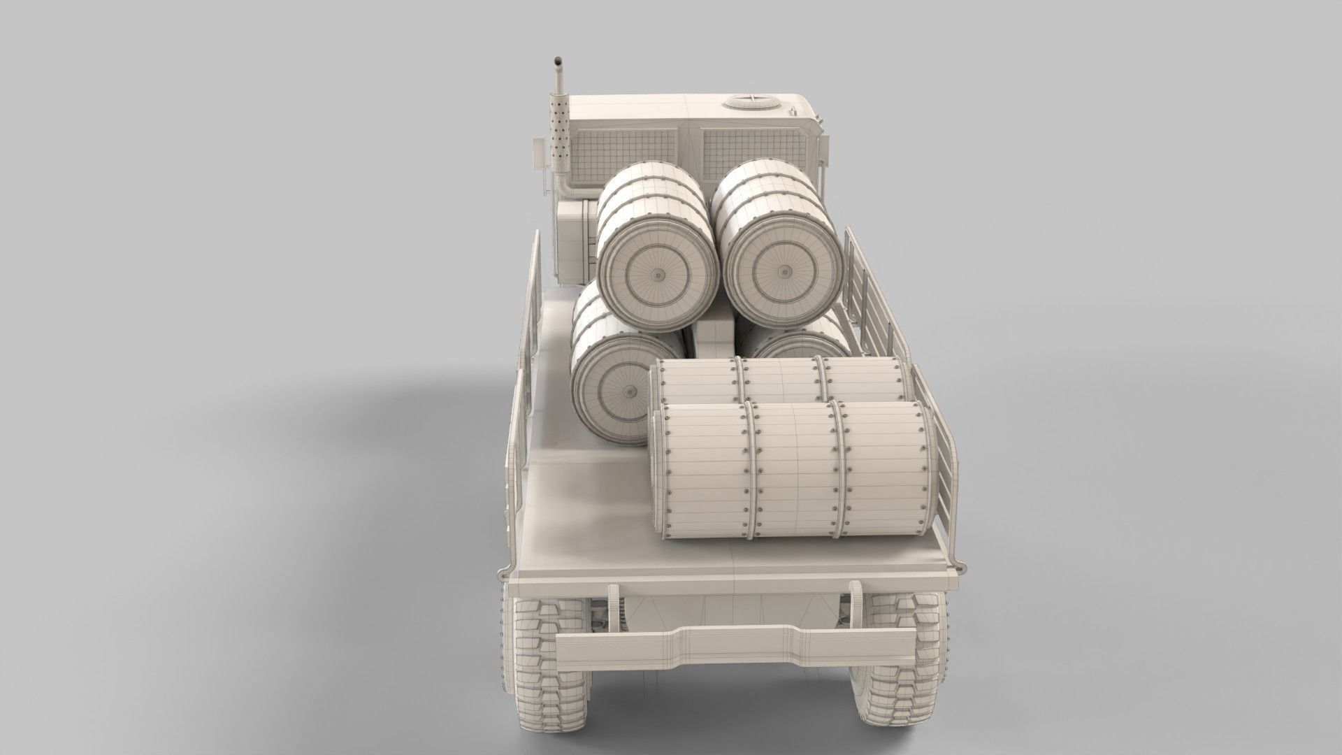 Bomb truck 3D model | CGTrader
