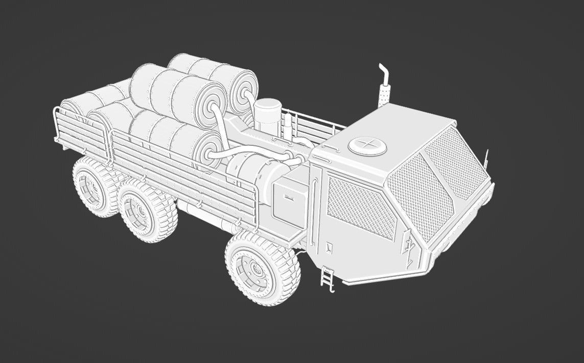 Bomb truck 3D model | CGTrader