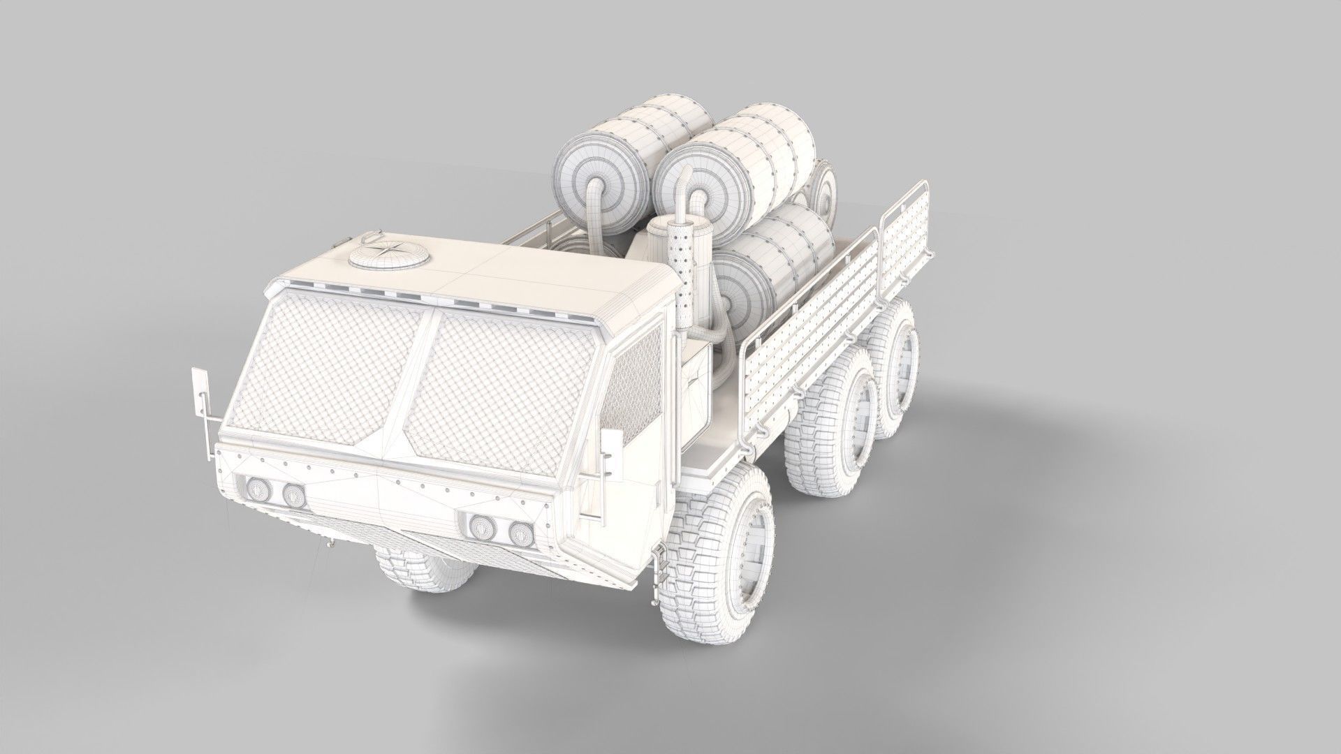 Bomb truck 3D model | CGTrader