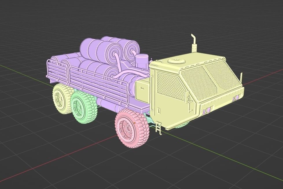 Bomb truck 3D model | CGTrader