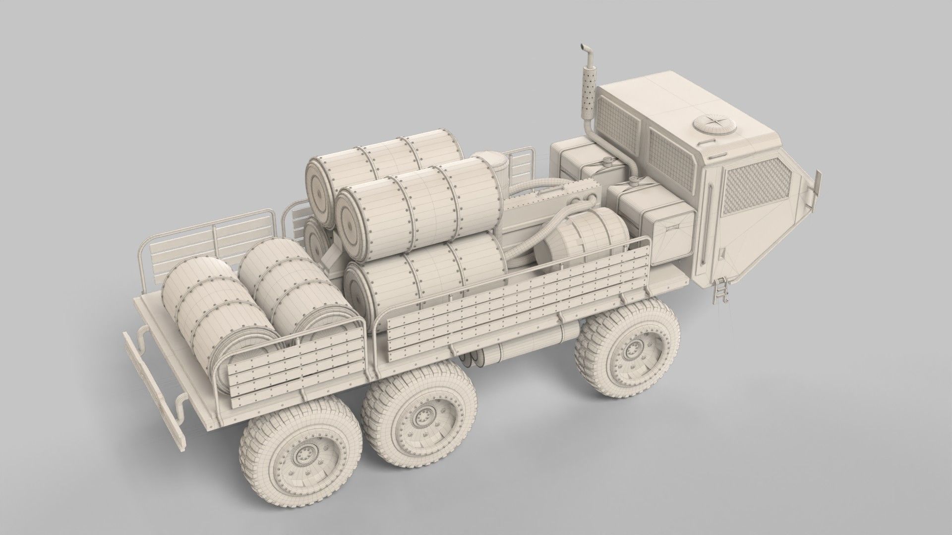Bomb truck 3D model | CGTrader