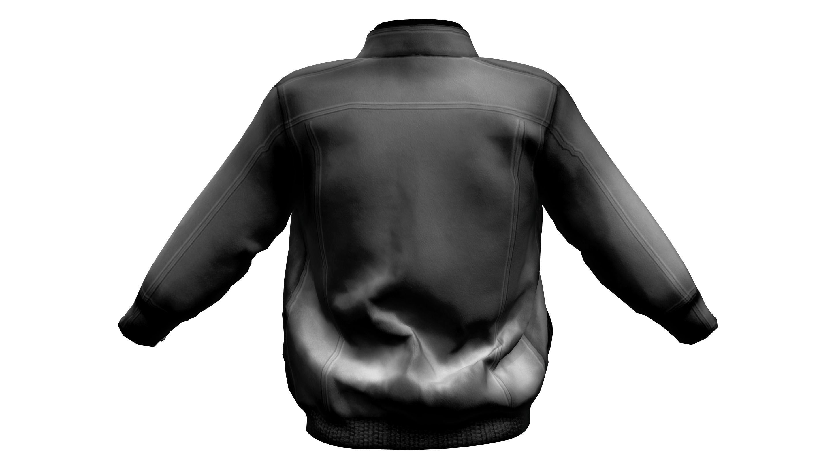 3D model Men Leather Jacket VR / AR / low-poly | CGTrader