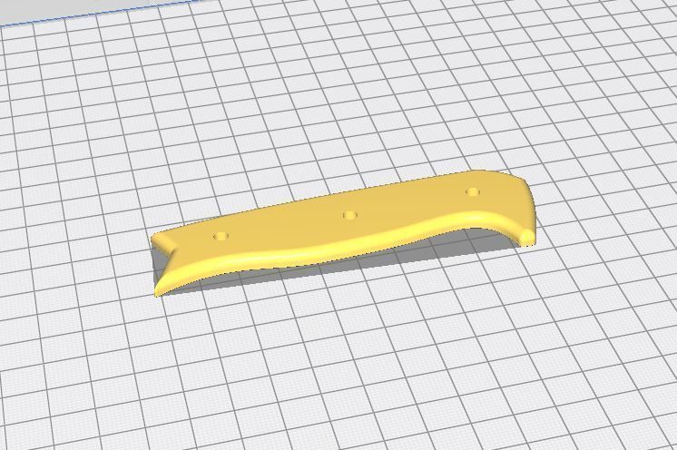 Survival knife template for knife makers with PDF sheet V2 3D model 3D ...