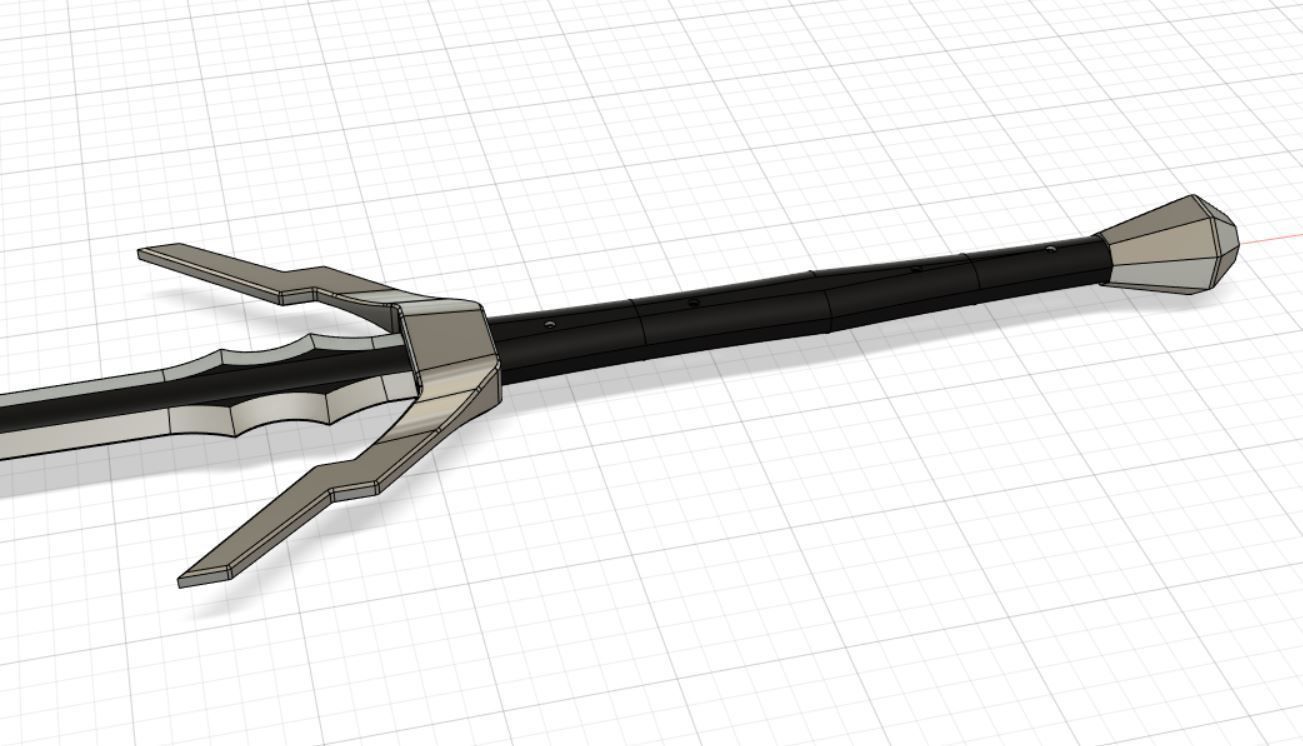 Sword of The Witcher 3 Wild Hunt for sword makers 3D model 3D printable | CGTrader