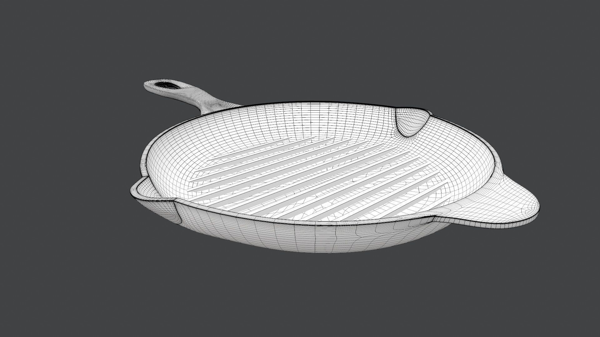 Cookware Frying Pan 3D model | CGTrader