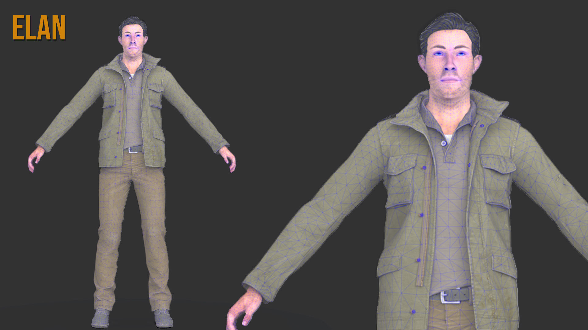 3D model Low Poly Game Character Elan Boy VR / AR / low-poly | CGTrader