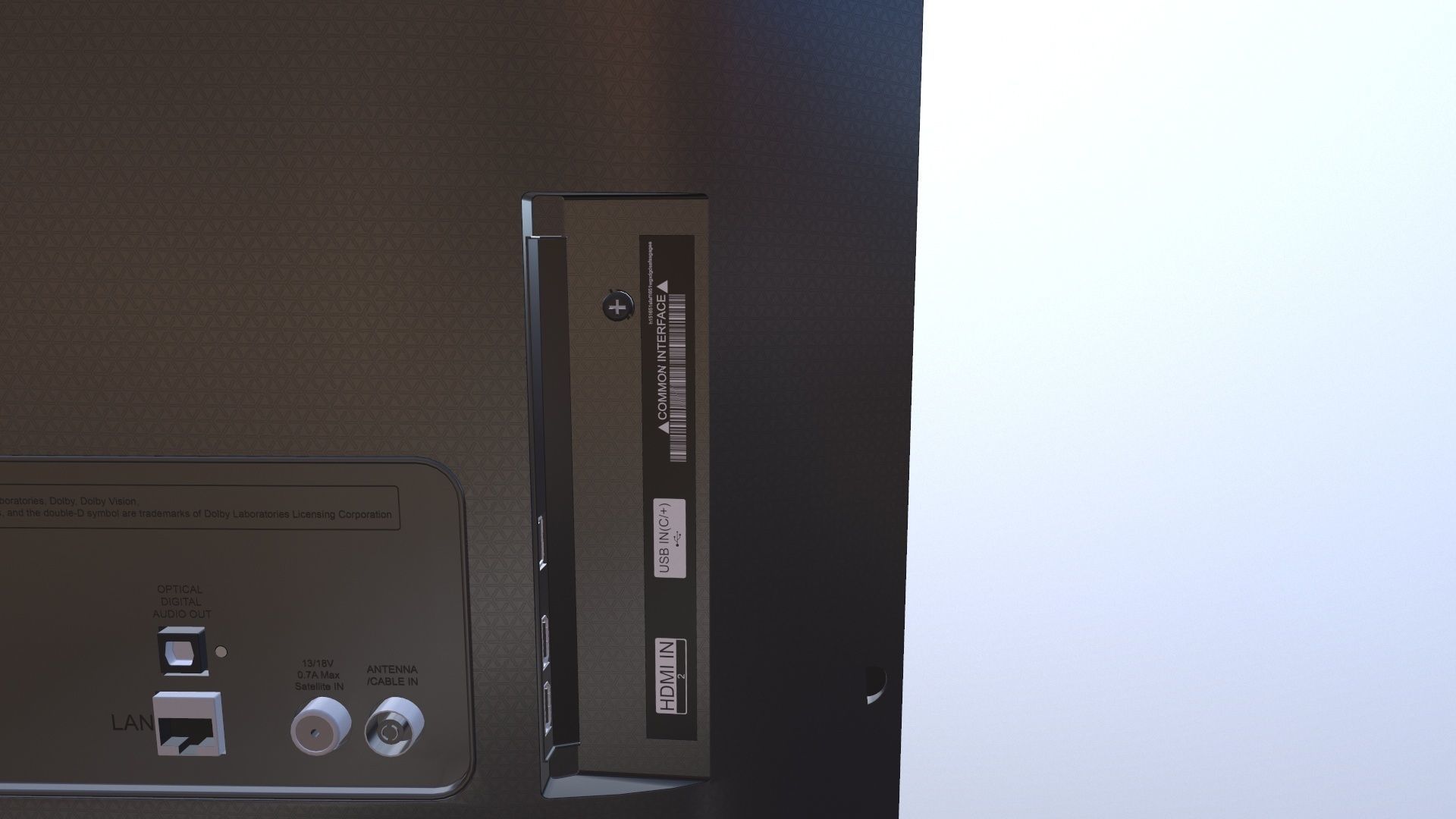 LG LED Television 3D model | CGTrader