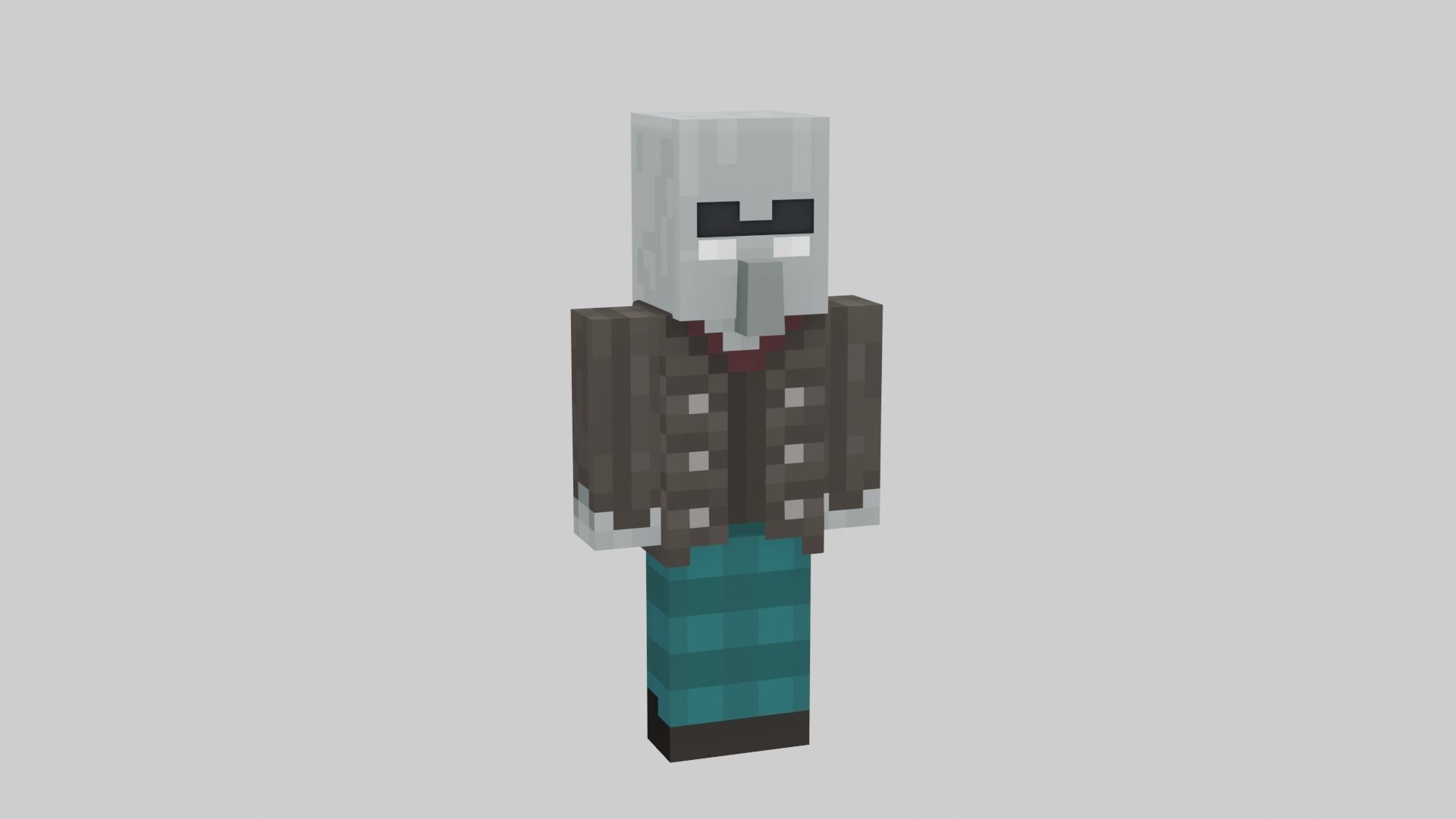 3D model Minecraft Vindicator Rigged VR / AR / low-poly | CGTrader