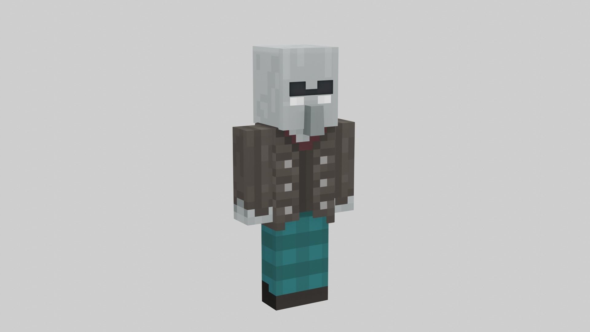 3D model Minecraft Vindicator Rigged VR / AR / low-poly | CGTrader
