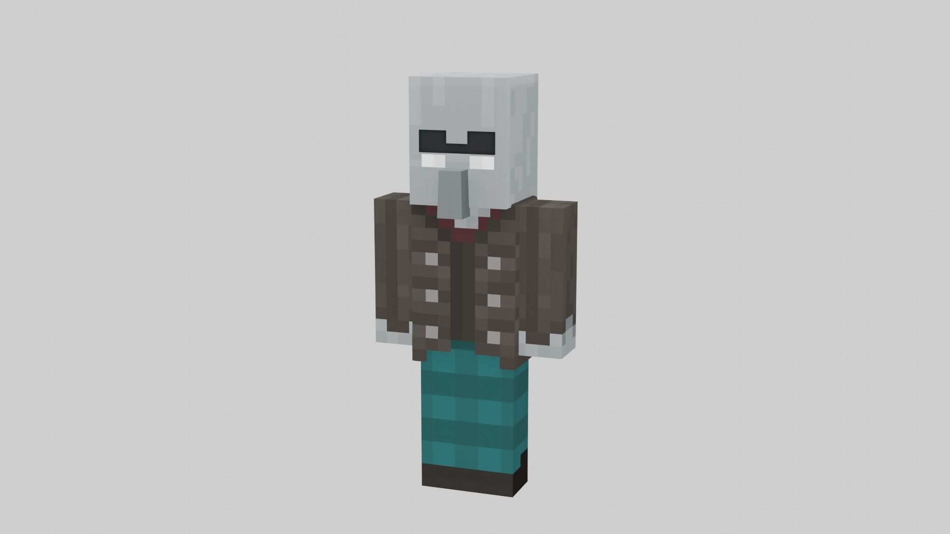 3D model Minecraft Vindicator Rigged VR / AR / low-poly | CGTrader