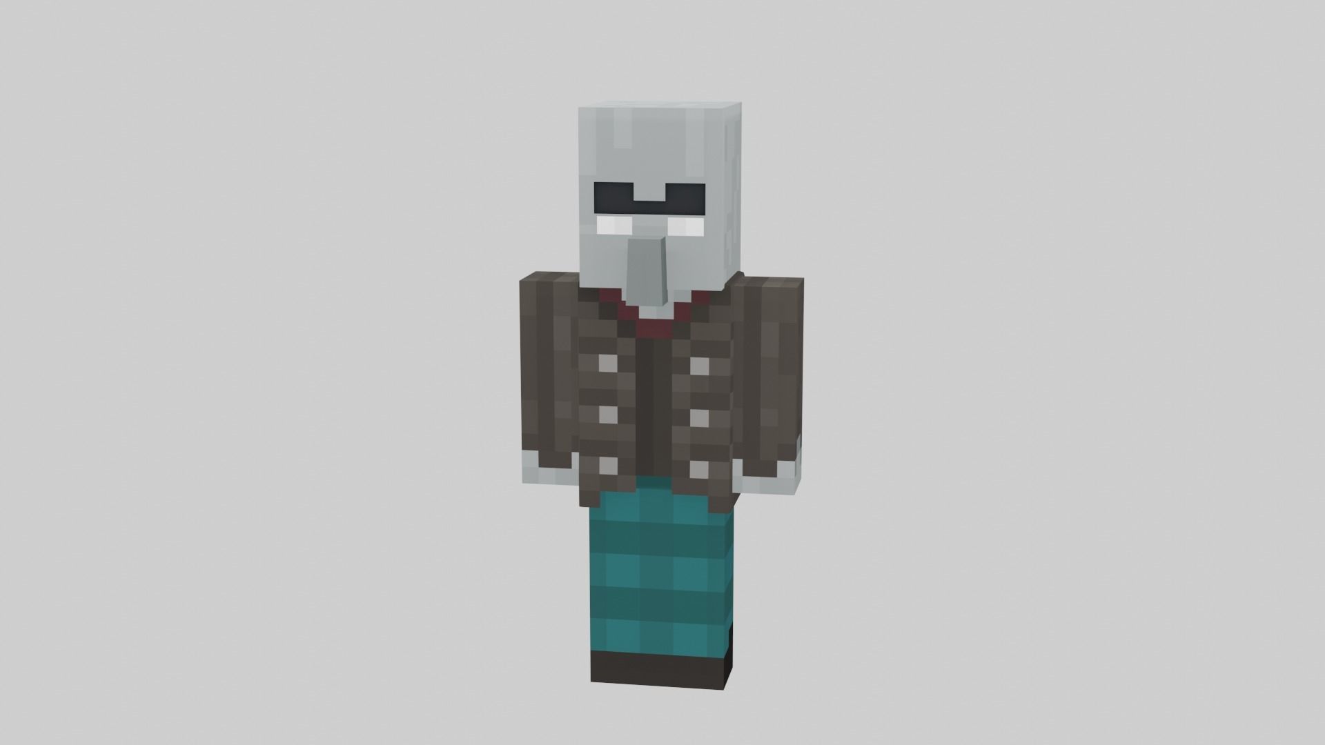 3D model Minecraft Vindicator Rigged VR / AR / low-poly | CGTrader