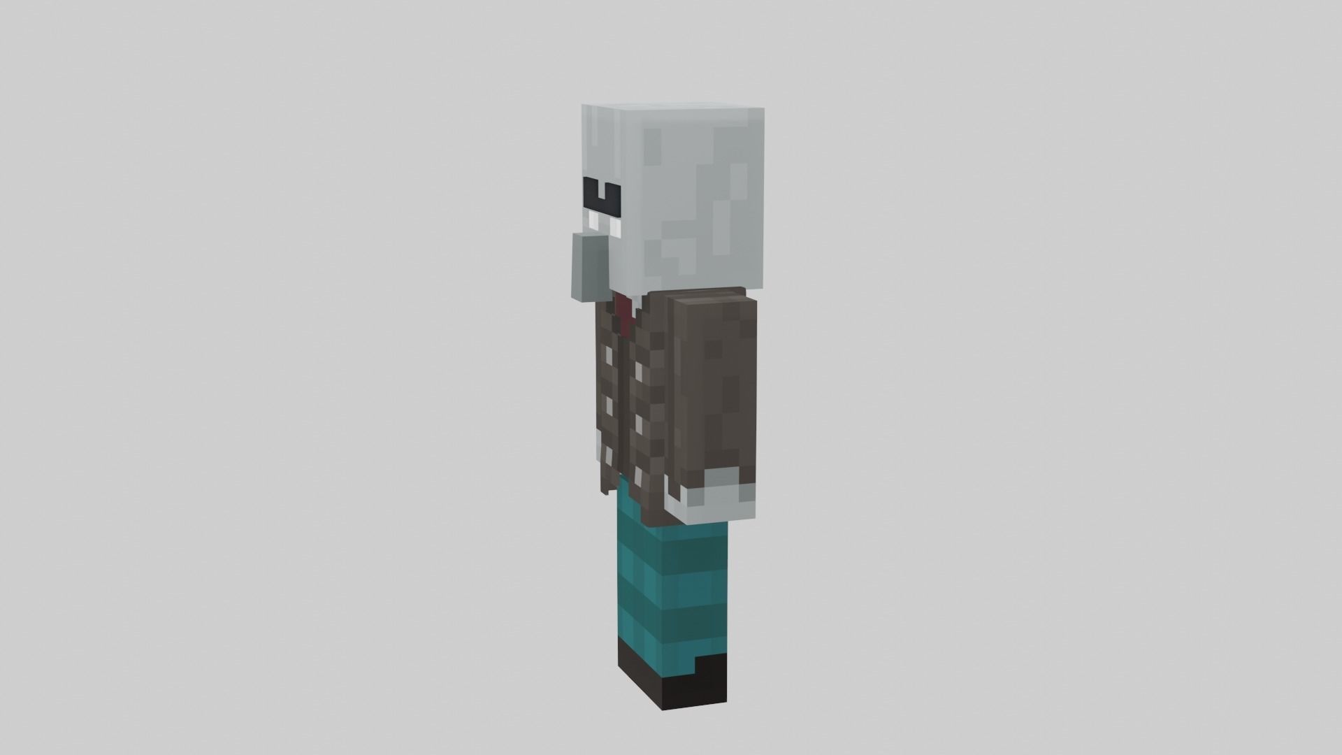 3D model Minecraft Vindicator Rigged VR / AR / low-poly | CGTrader