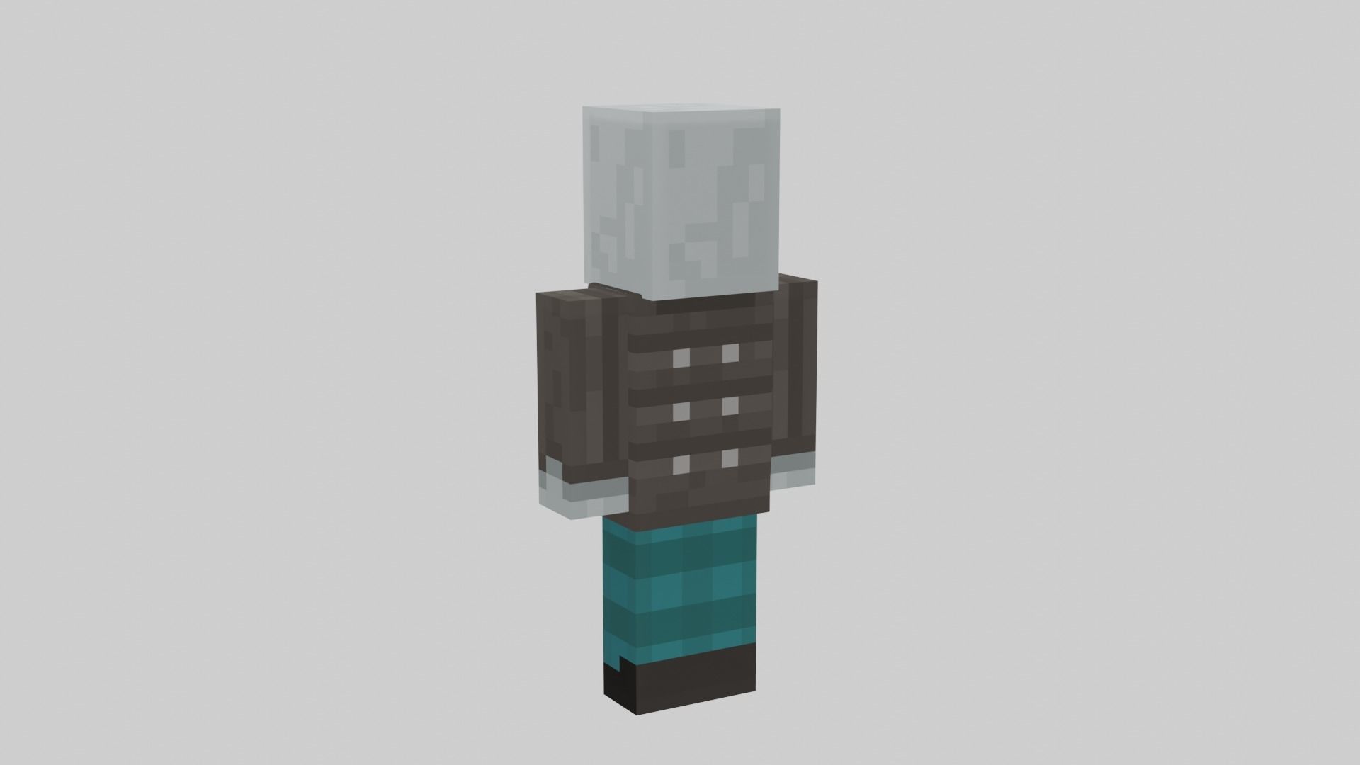3D model Minecraft Vindicator Rigged VR / AR / low-poly | CGTrader