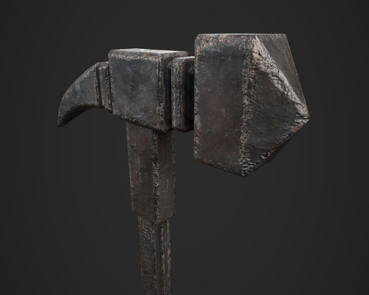3D model Medieval Hammer VR / AR / low-poly | CGTrader