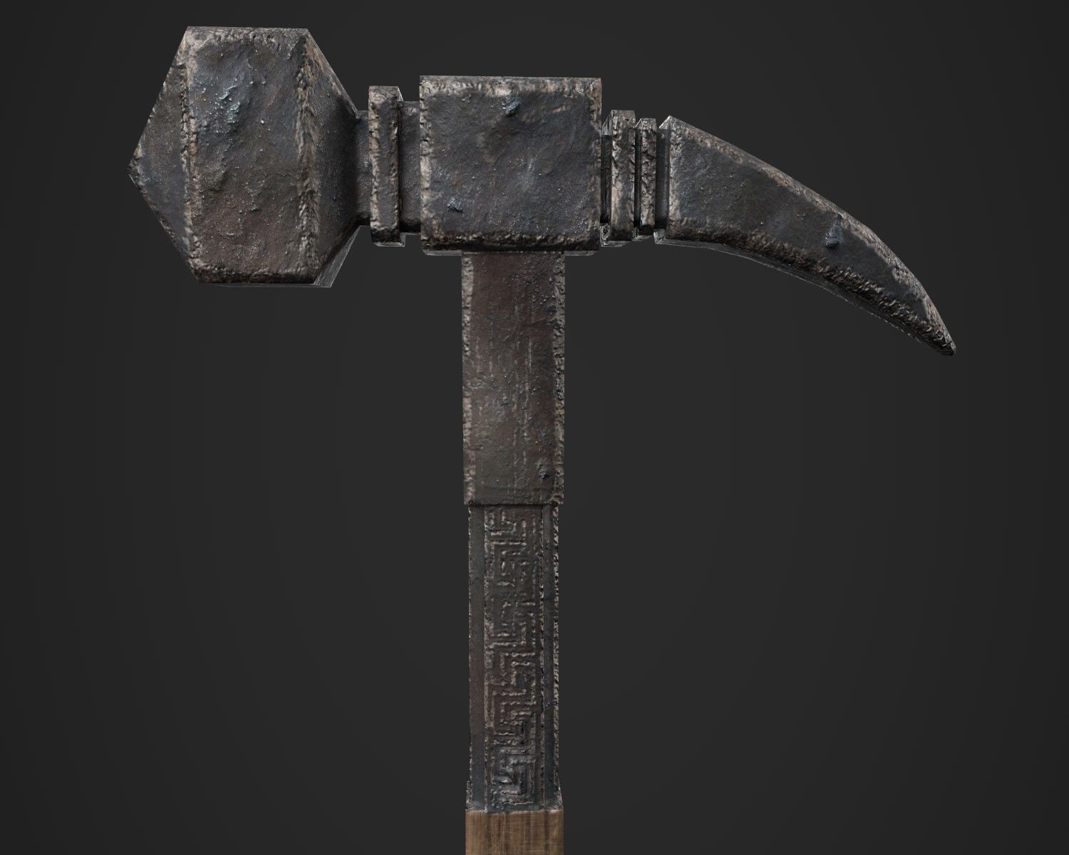 3D model Medieval Hammer VR / AR / low-poly | CGTrader
