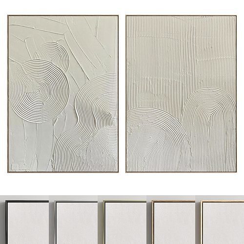 3D model Plaster Two Photo Frame 201 VR / AR / low-poly | CGTrader