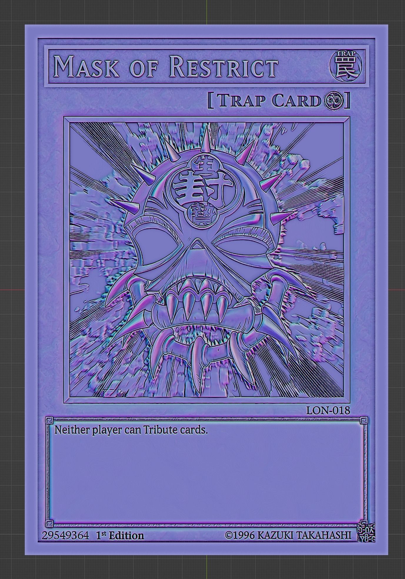mask of restrict - yugioh 3D model 3D printable | CGTrader