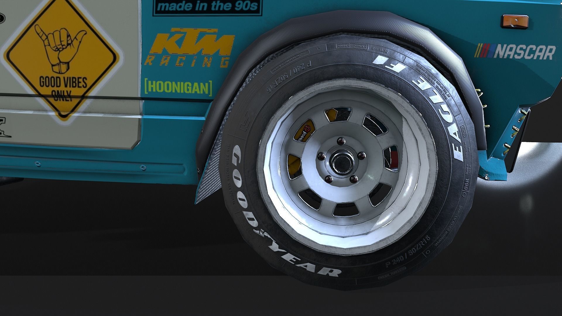 3D model Vaz 2107 Custom VR / AR / low-poly | CGTrader